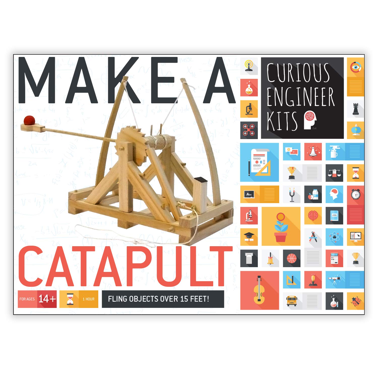 Make A Working Wooden Catapult Kit | Designed By Leonardo Da Vinci | Historical Facts And Easy ...
