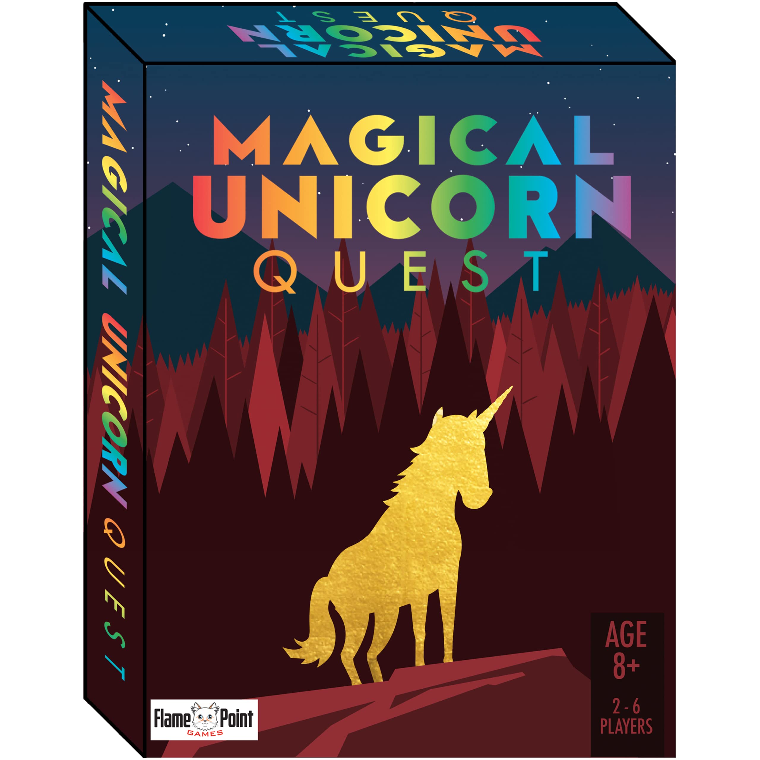 Flame Point Games Magical Unicorn Quest Card Game - Strategic Party Ga ...