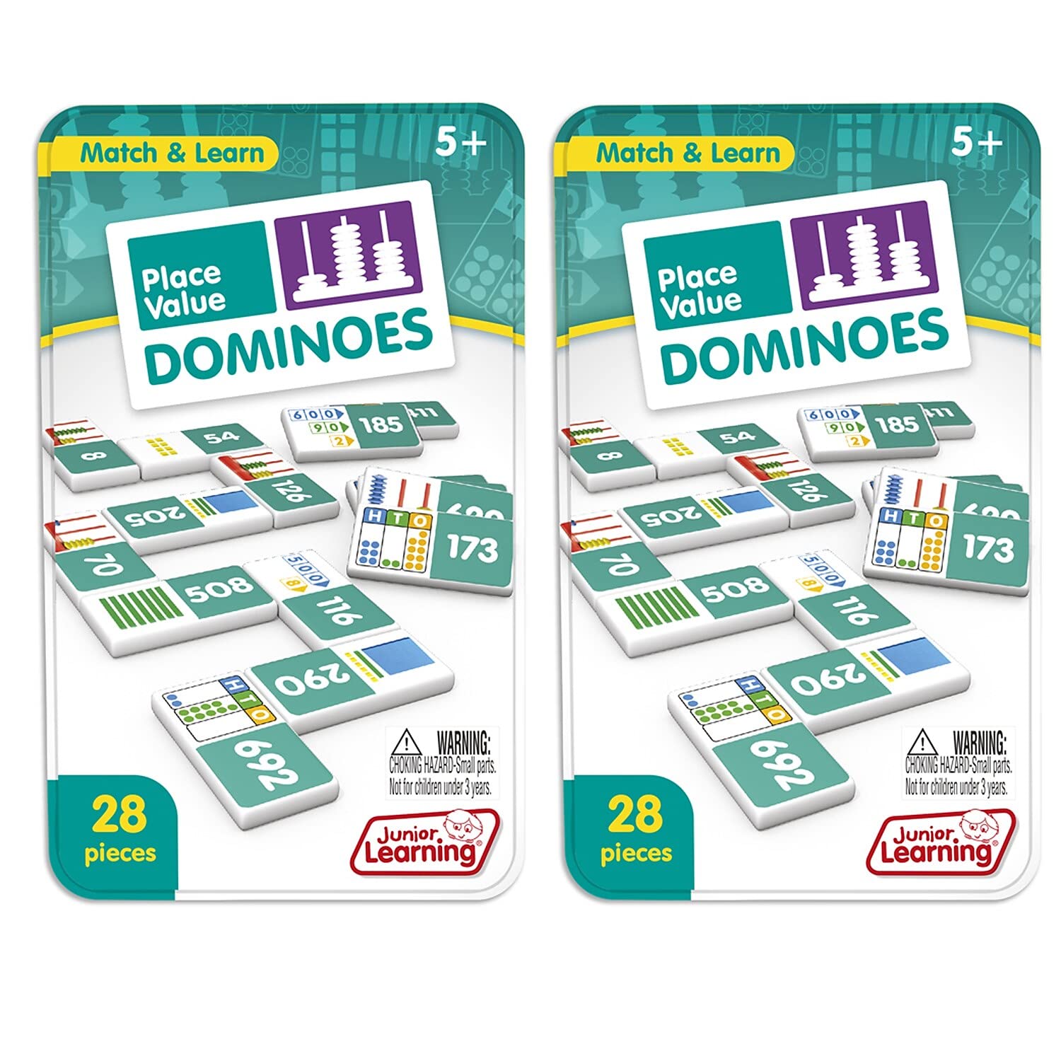 Junior Learning Jrl489-2 Place Value Dominoes - 2 Each – Toytooth