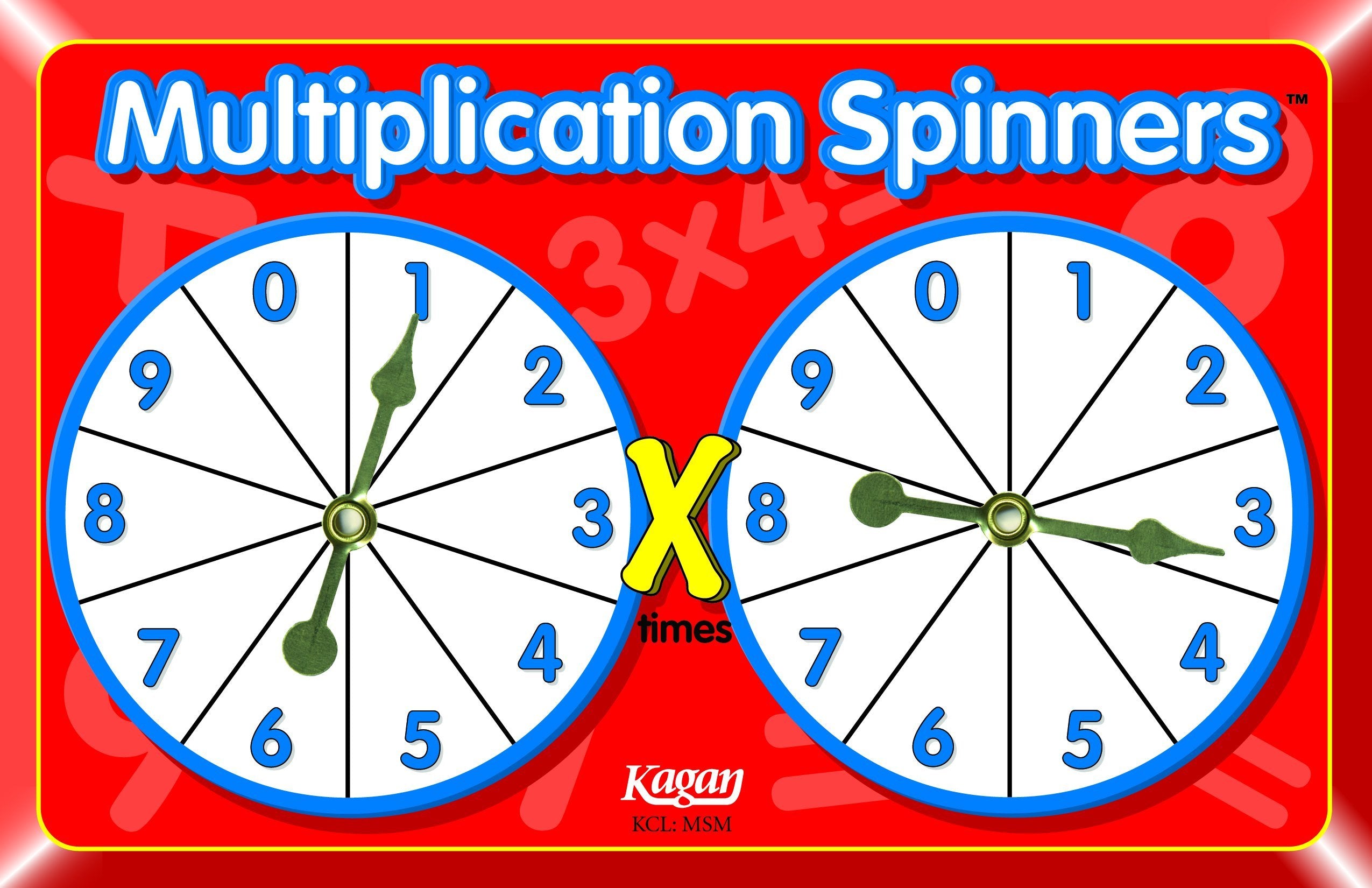 Kagan Cooperative Learning Spinner: Multiplication (Msm) – Toytooth