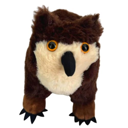 Buxomigrl Bg3 Owl Plush Doll - Brown Owl Stuffed Figure Animal Plushie ...