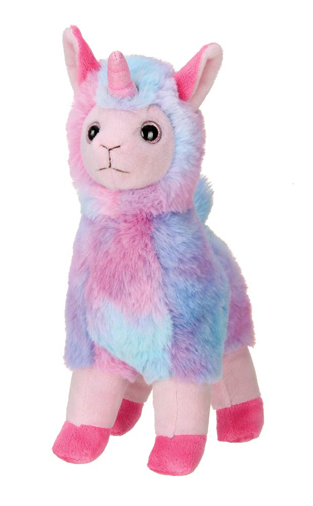 Bearington Luna Llamacorn The Rainbow Llama Plush, 10 Inch Llama Stuff ...