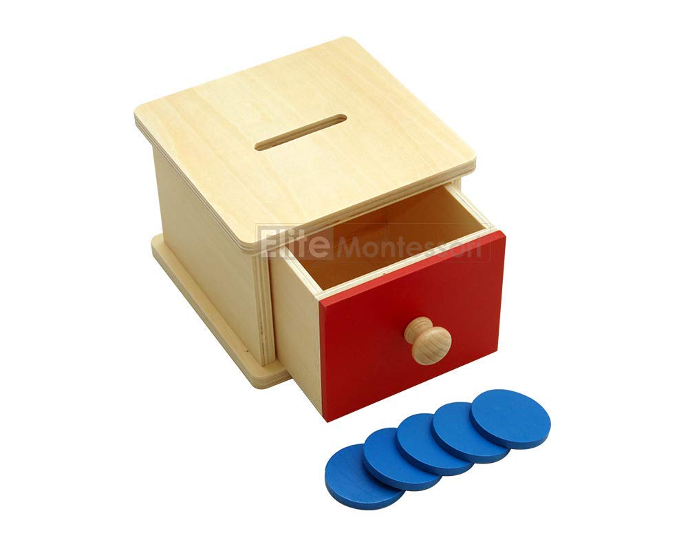 Elite Montessori Coin Box With Thicker Coins – Toytooth