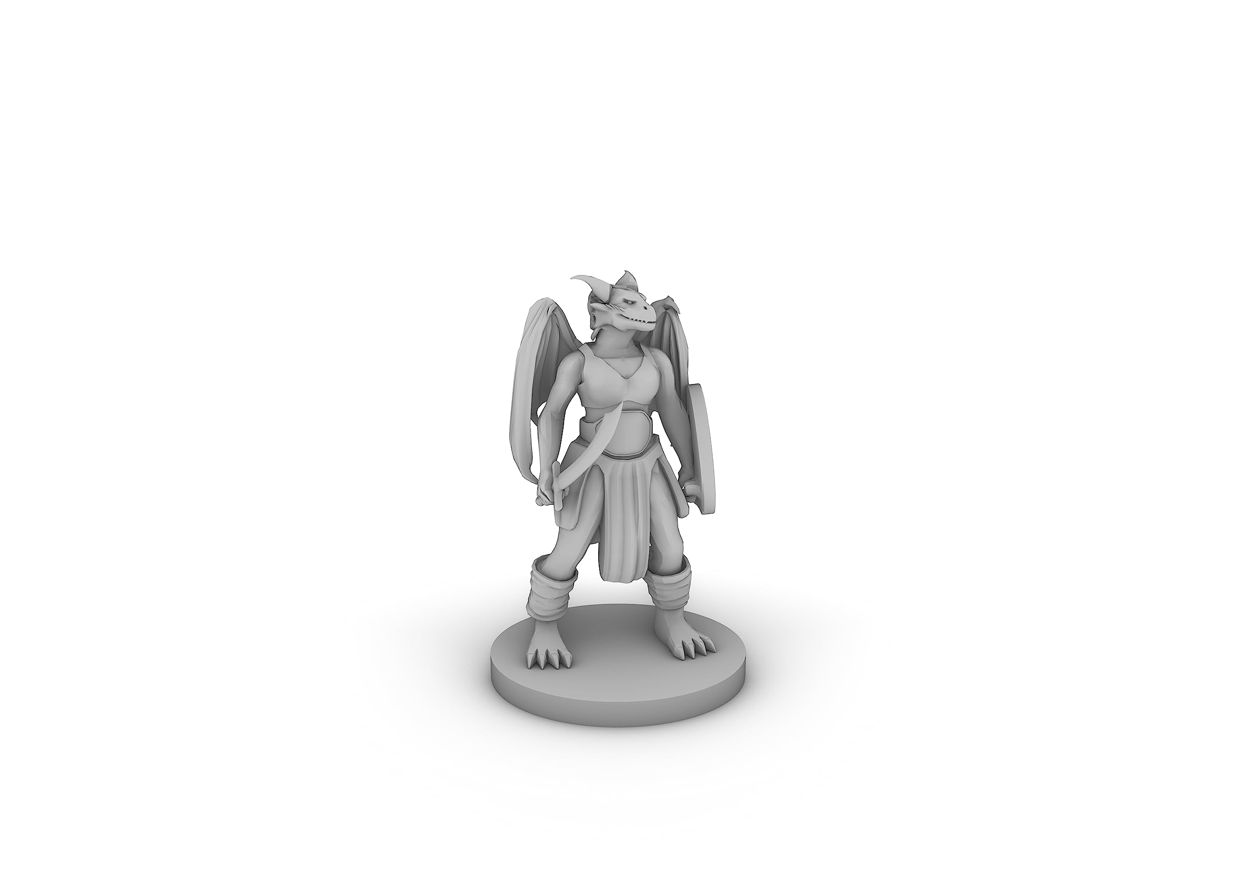 Female Dragonborn Druid Tabletop Dnd Gaming Miniature – Toytooth