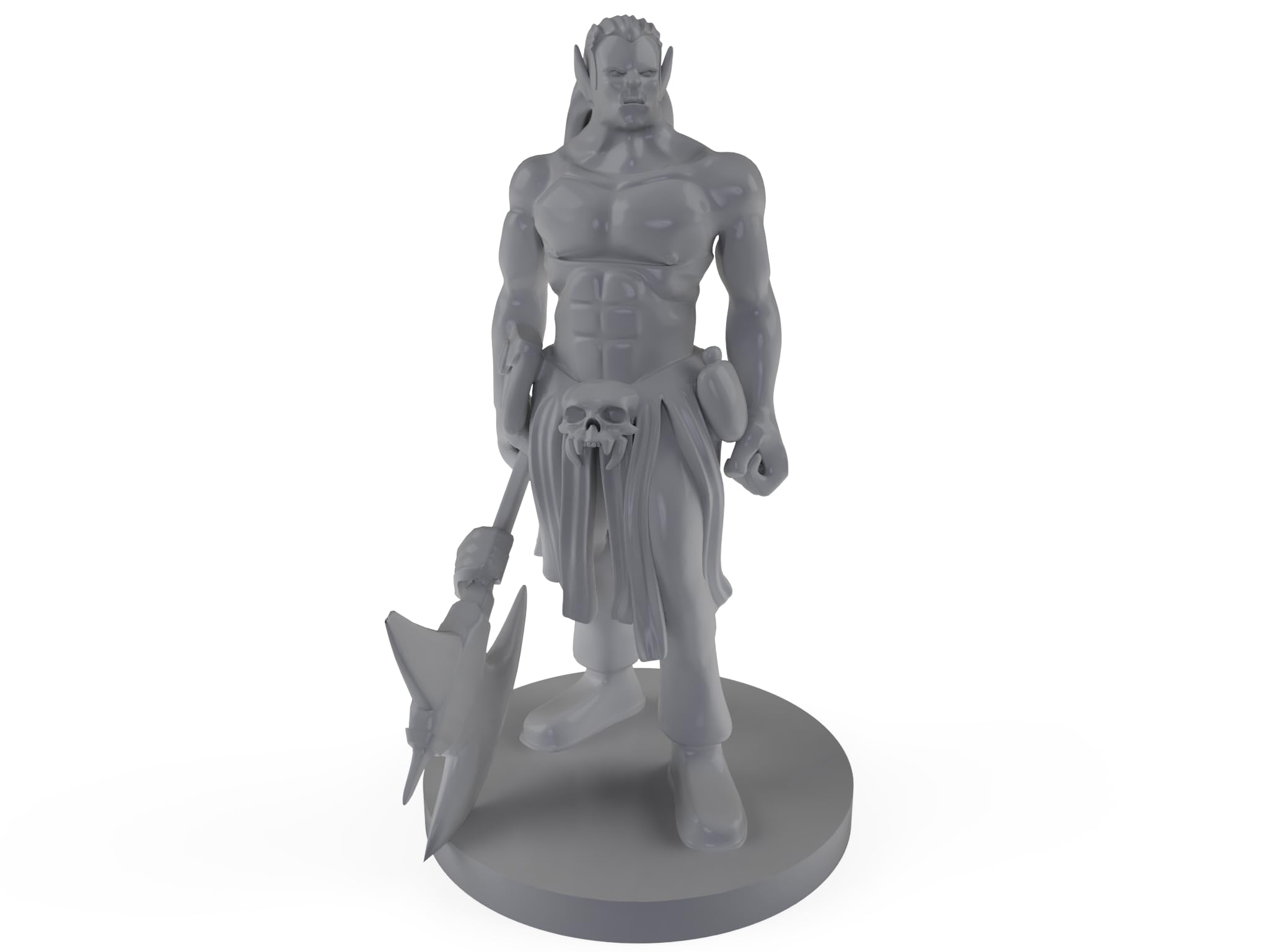Half Orc Male Barbarian 2 Tabletop Dnd Gaming Miniature – Toytooth