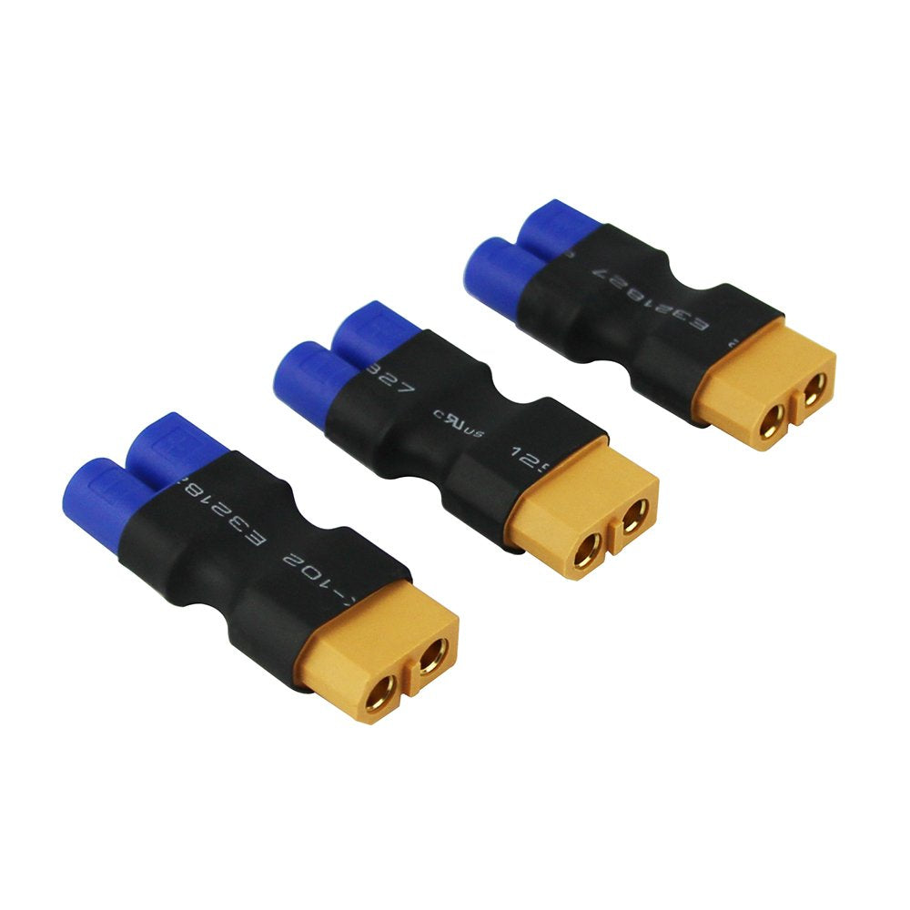 OliYin 3pcs Male EC3 Losi to Female XT-60 Connector Adapter XT60 LiPO ...