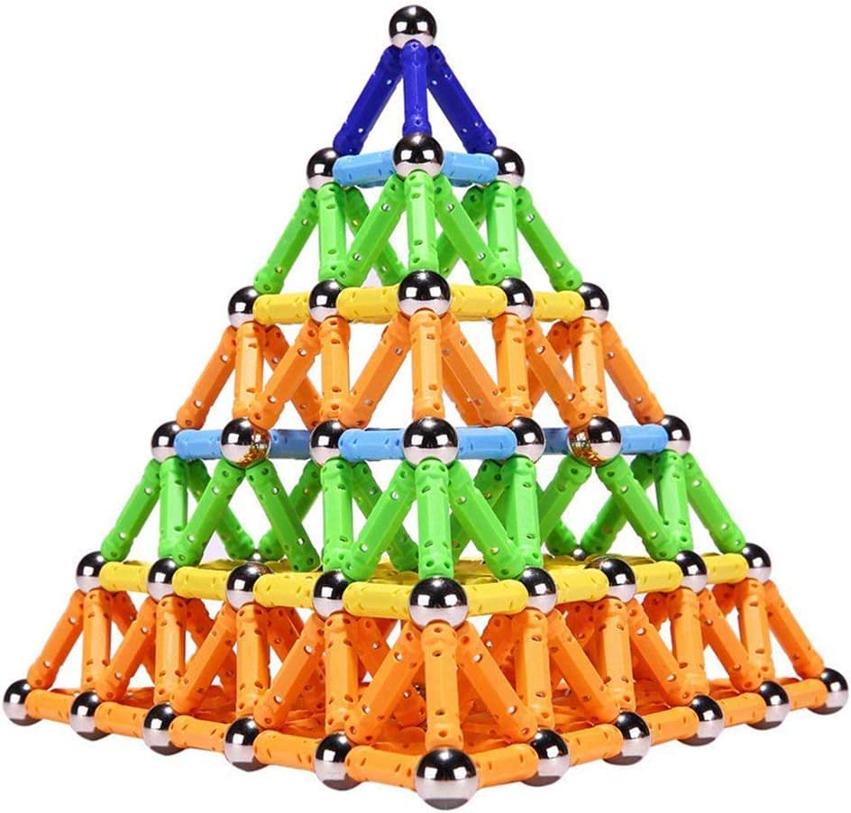 Ocensmice 308Pcs Magnetic Building Sticks - STEM Educational Toy, 1.07 ...