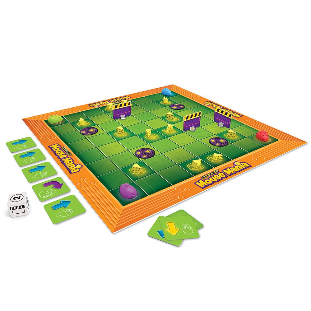 Learning Resources Code & Go Robot Mouse Board Game, STEM, Early Coding ...