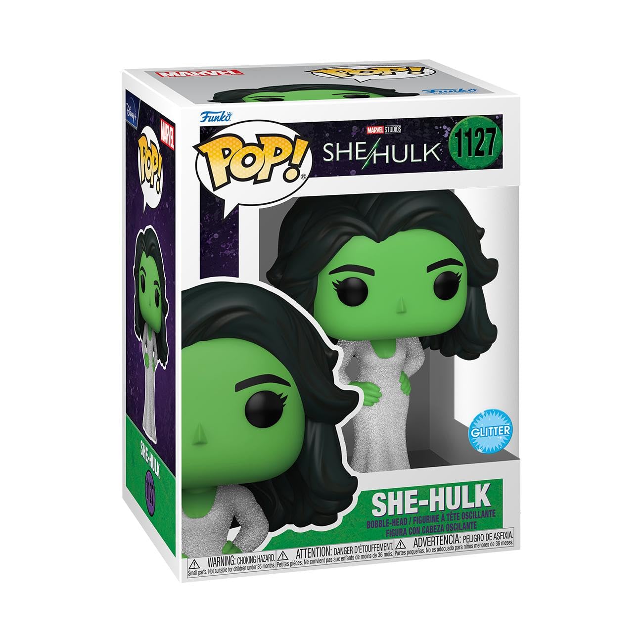 Funko Pop! Marvel: She-Hulk - She-Hulk In Gala Dress With Glitter ...