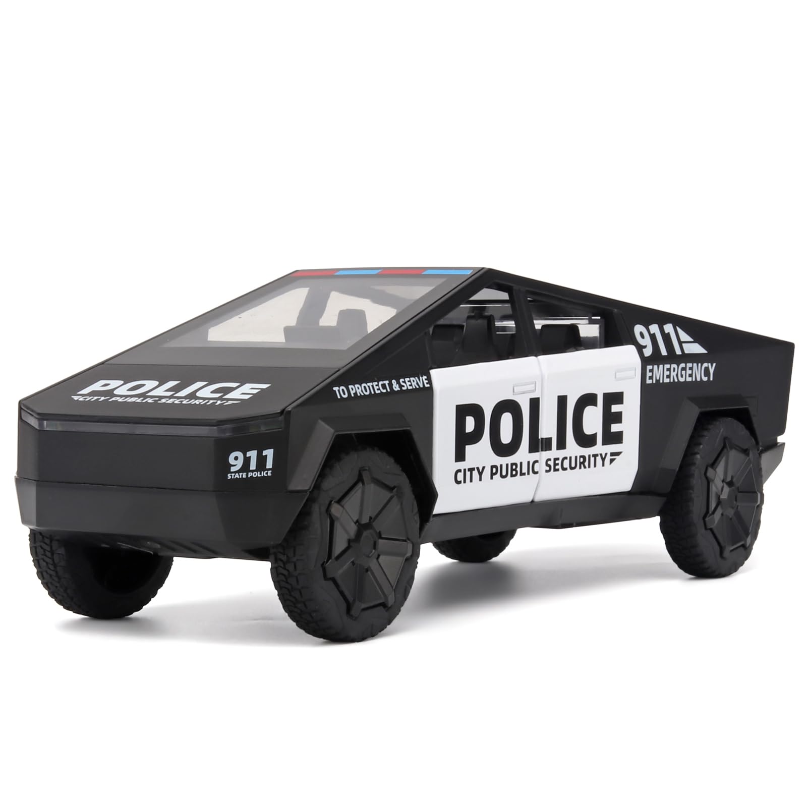 OANMYJJO Trucks for Boys Toy Pickup Truck 1/32 Police Car Toy,Police C ...