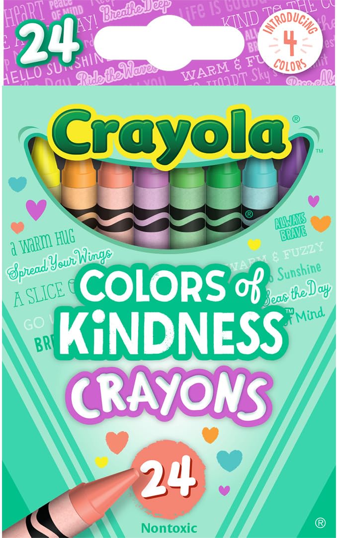 Colors of Kindness Crayons, 24 Count – Toytooth