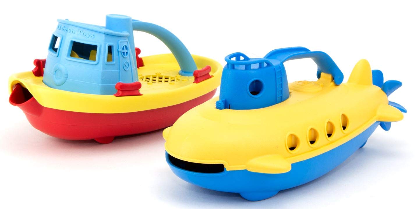 Green Toys Tug Boat & Submarine Combo Pack – Toytooth