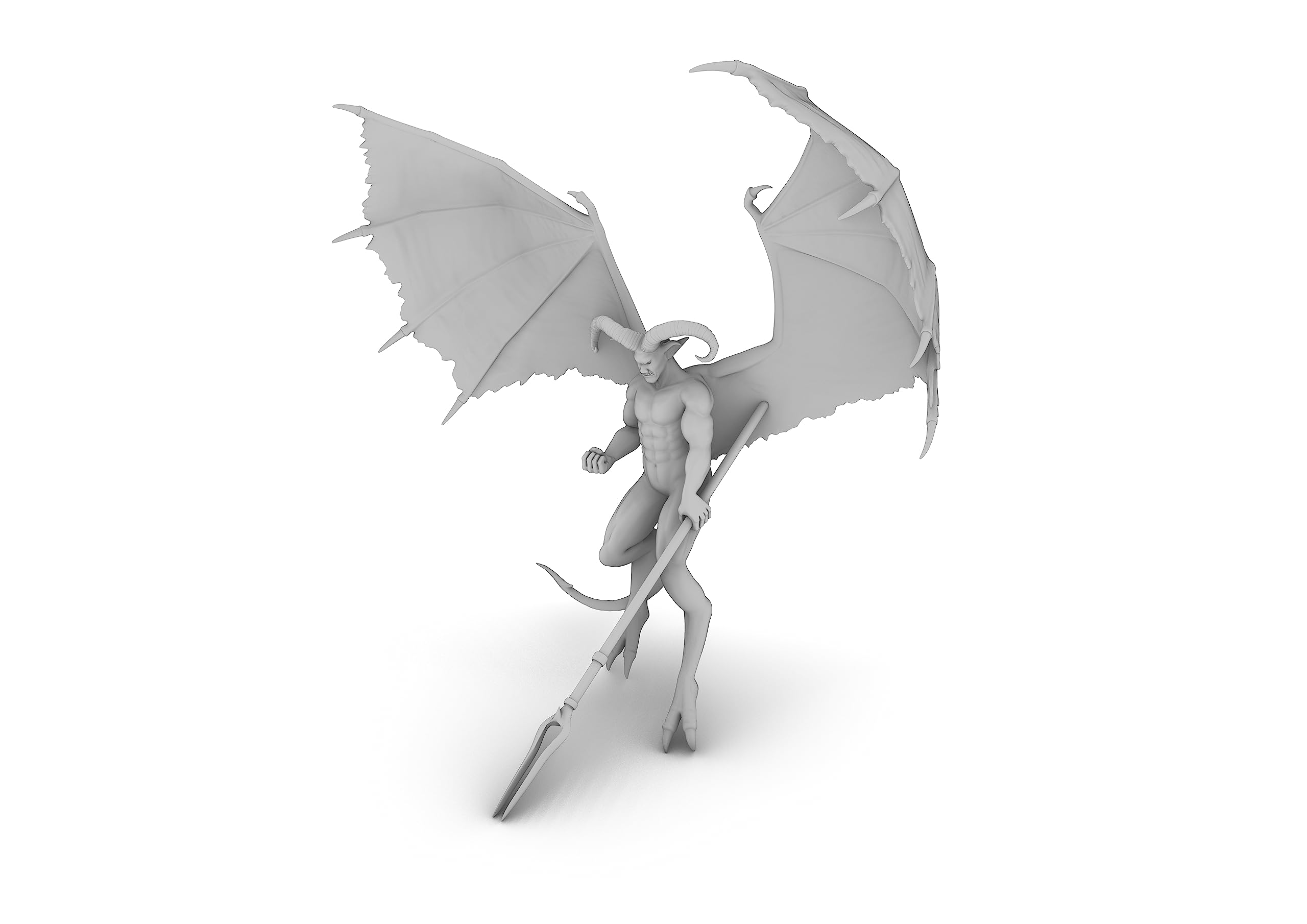Horned Devil Tabletop Dnd Gaming Miniature – Toytooth