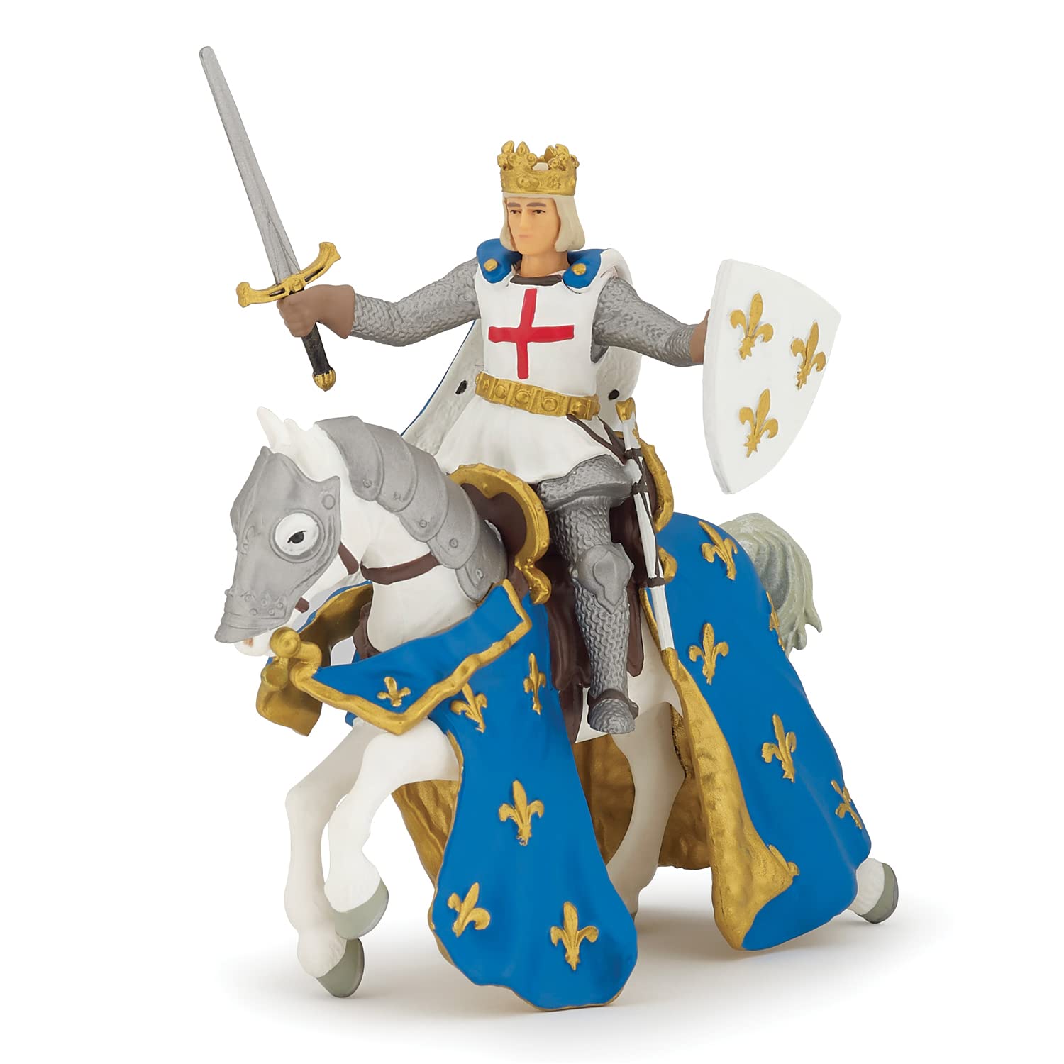 Papo Saint Louis and His Horse Toy Figure – Toytooth