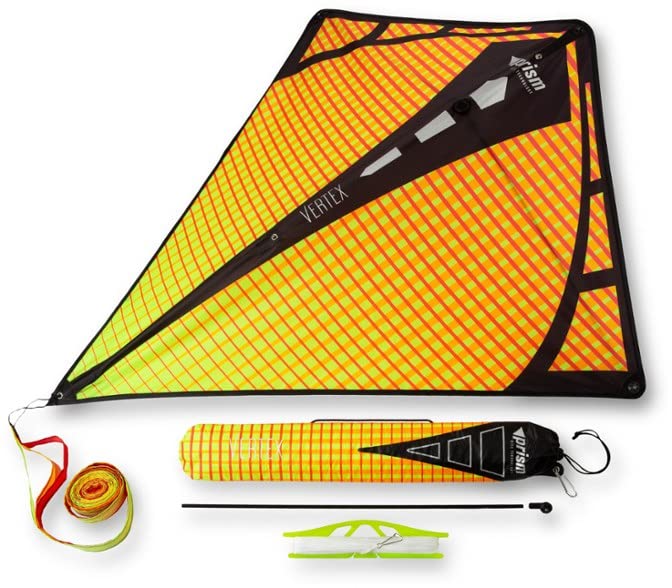 Prism Kite Technology Vertex High Flying Diamond Kite with 10' Long Tr ...