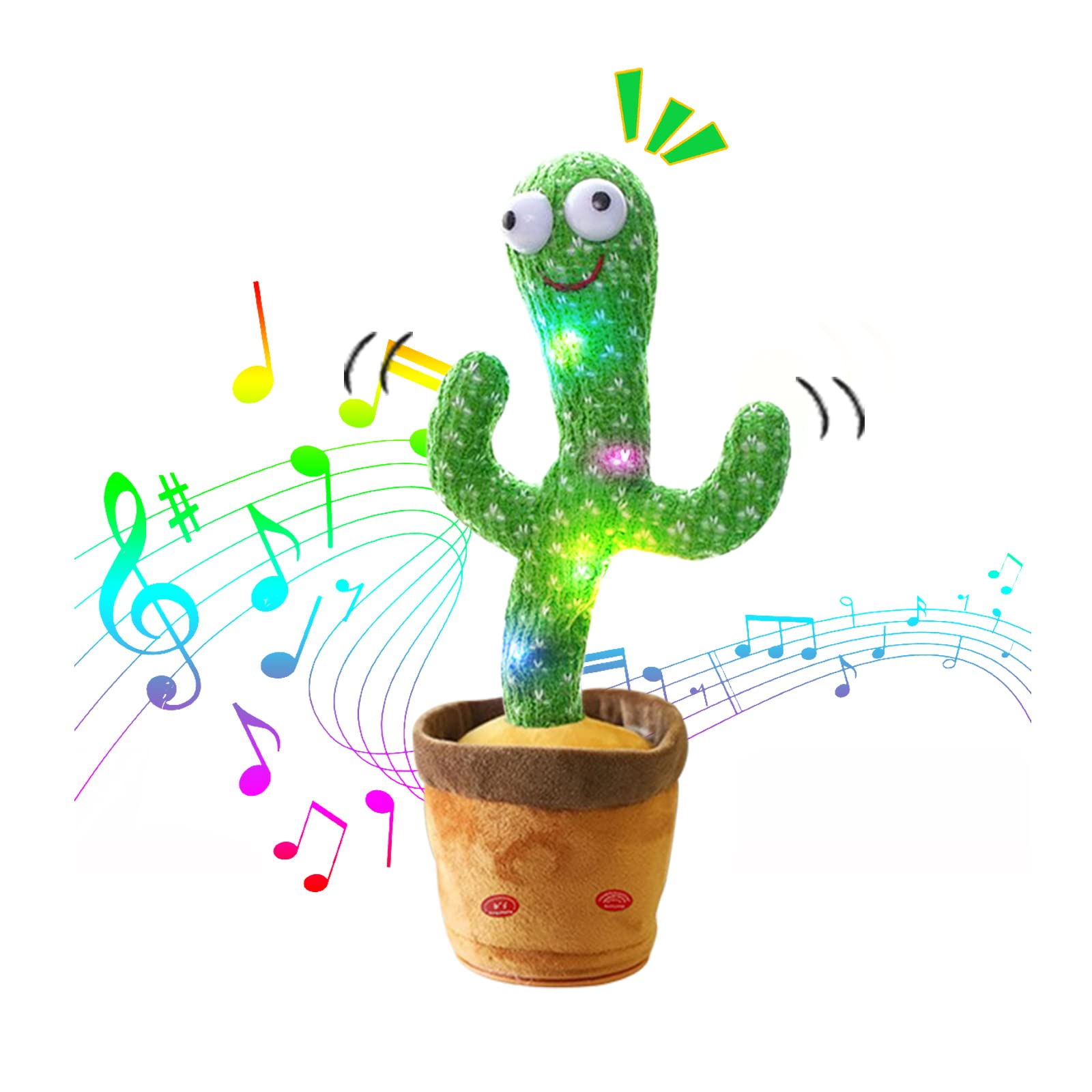 Bighaki808 Talking Cactus Toy, Dancing Cactus Repeats What You Say Ele ...