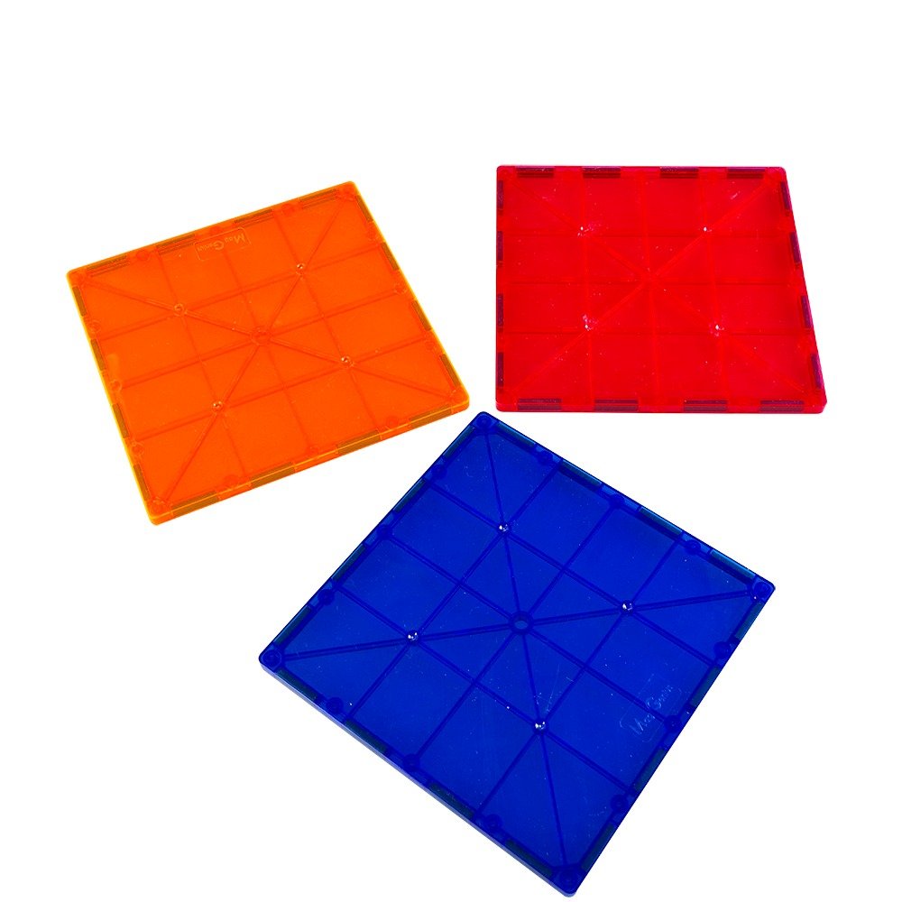 Mag Genius Magnet Building Tiles Set - Create Your Own Fun with Colorf ...