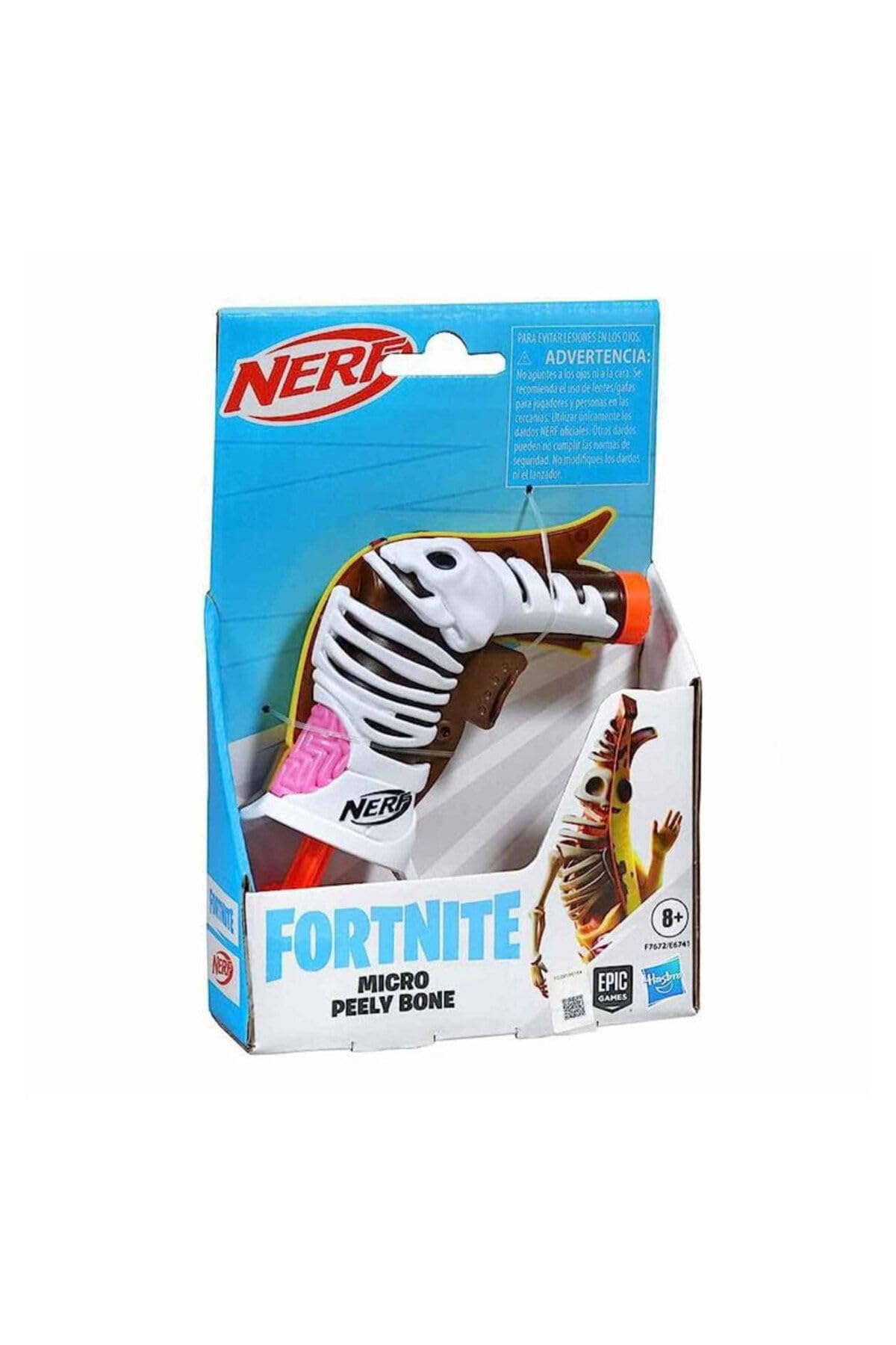 Nerf Microshot Fortnite Peely Bone Mini Blaster - 2 Nerf advanced Dart ...