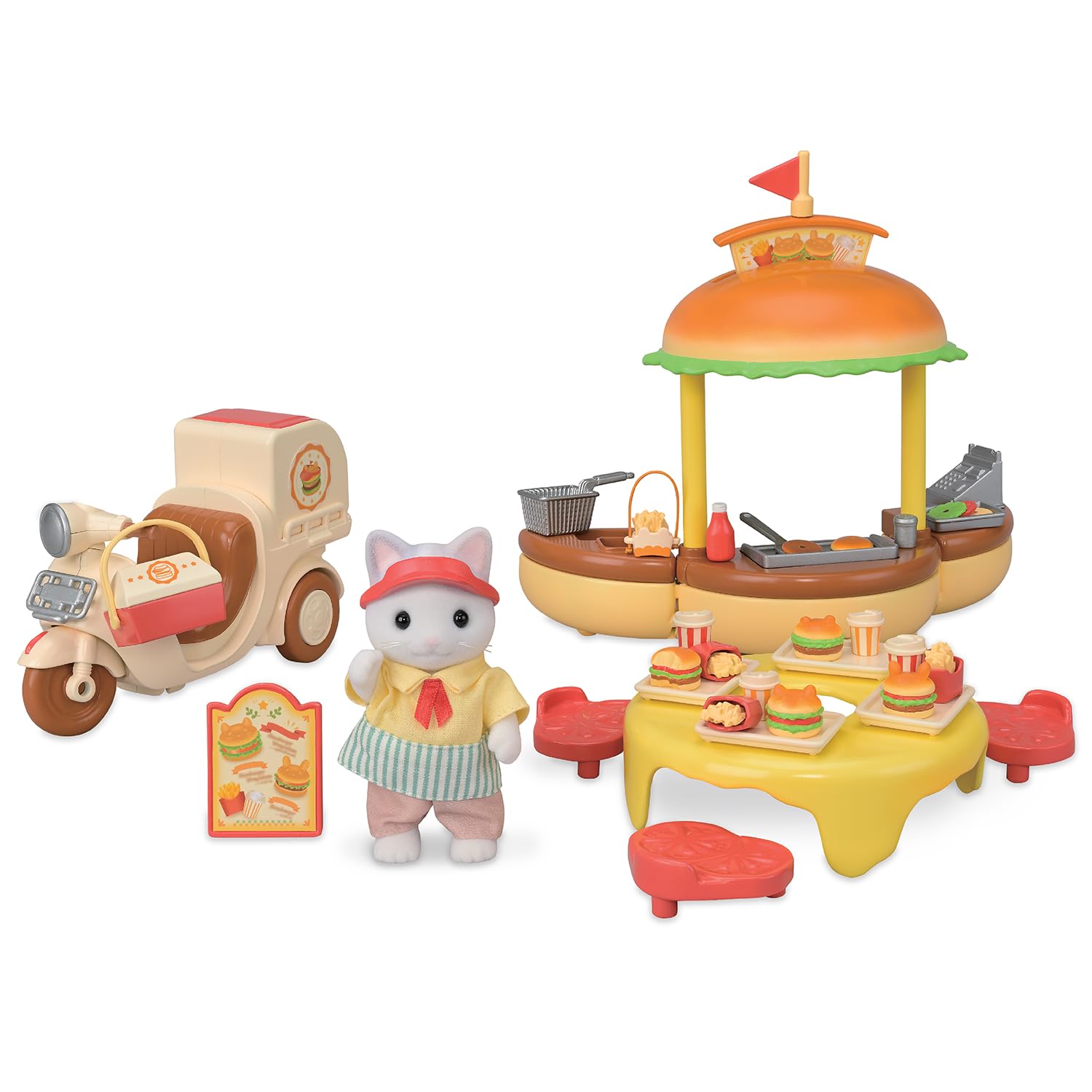 Calico Critters Hamburger Stand – Toytooth