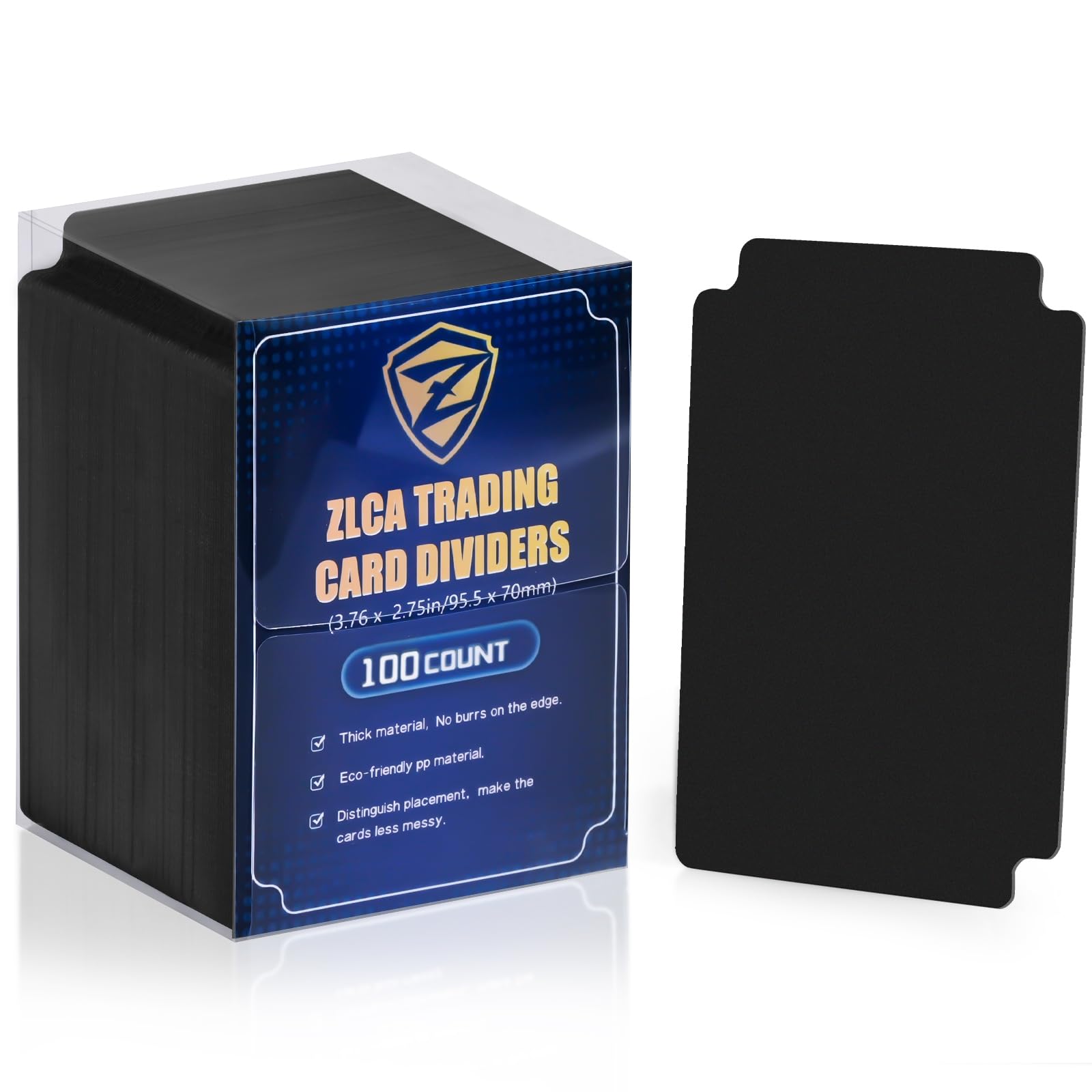 Zlca Trading Card Dividers - Plastic Card Separator With Tabs, 2.75 X ...