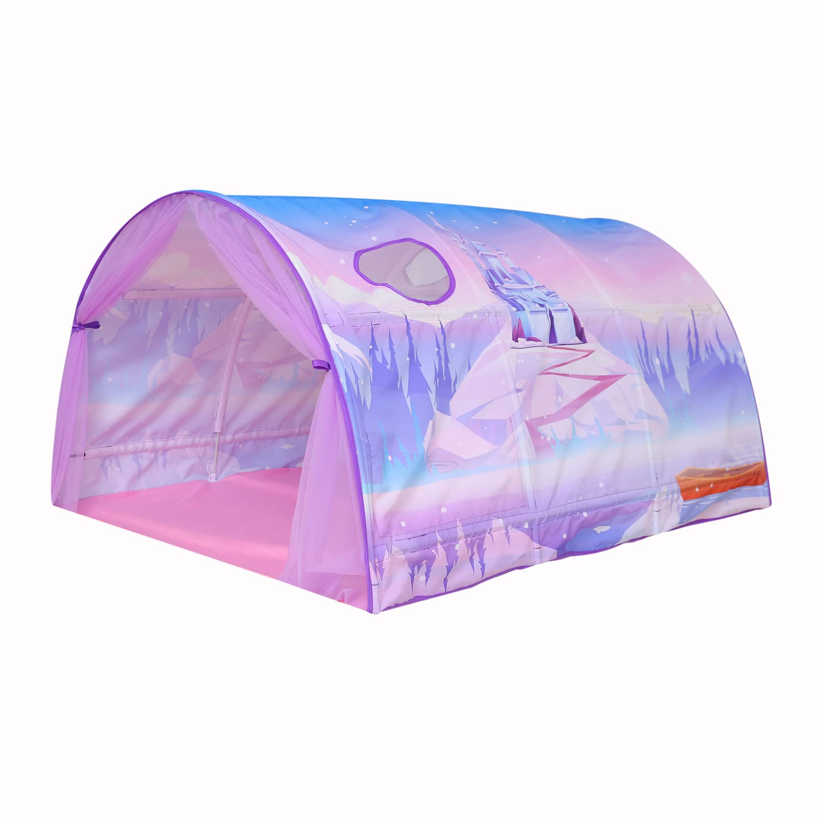 Bed Tent For Kids Lucky Castle Toddler Bed Tent Foldable Game House Fo ...