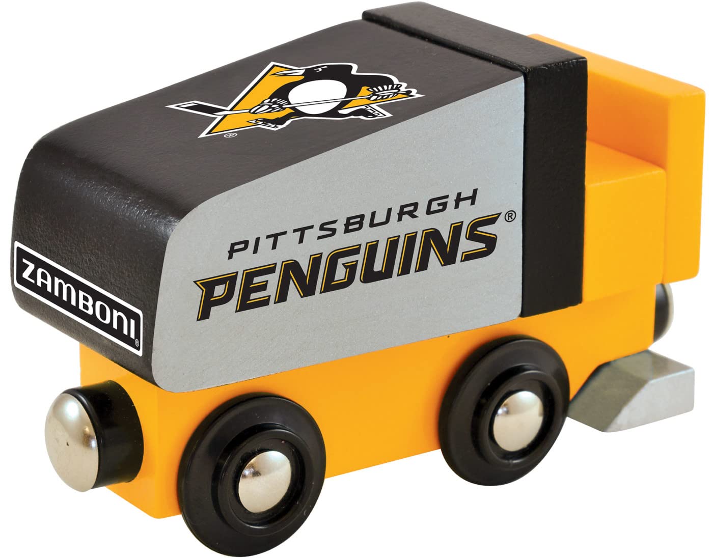 MasterPieces Wood Zamboni Toy - NHL Pittsburgh Penguins - One Size - T ...