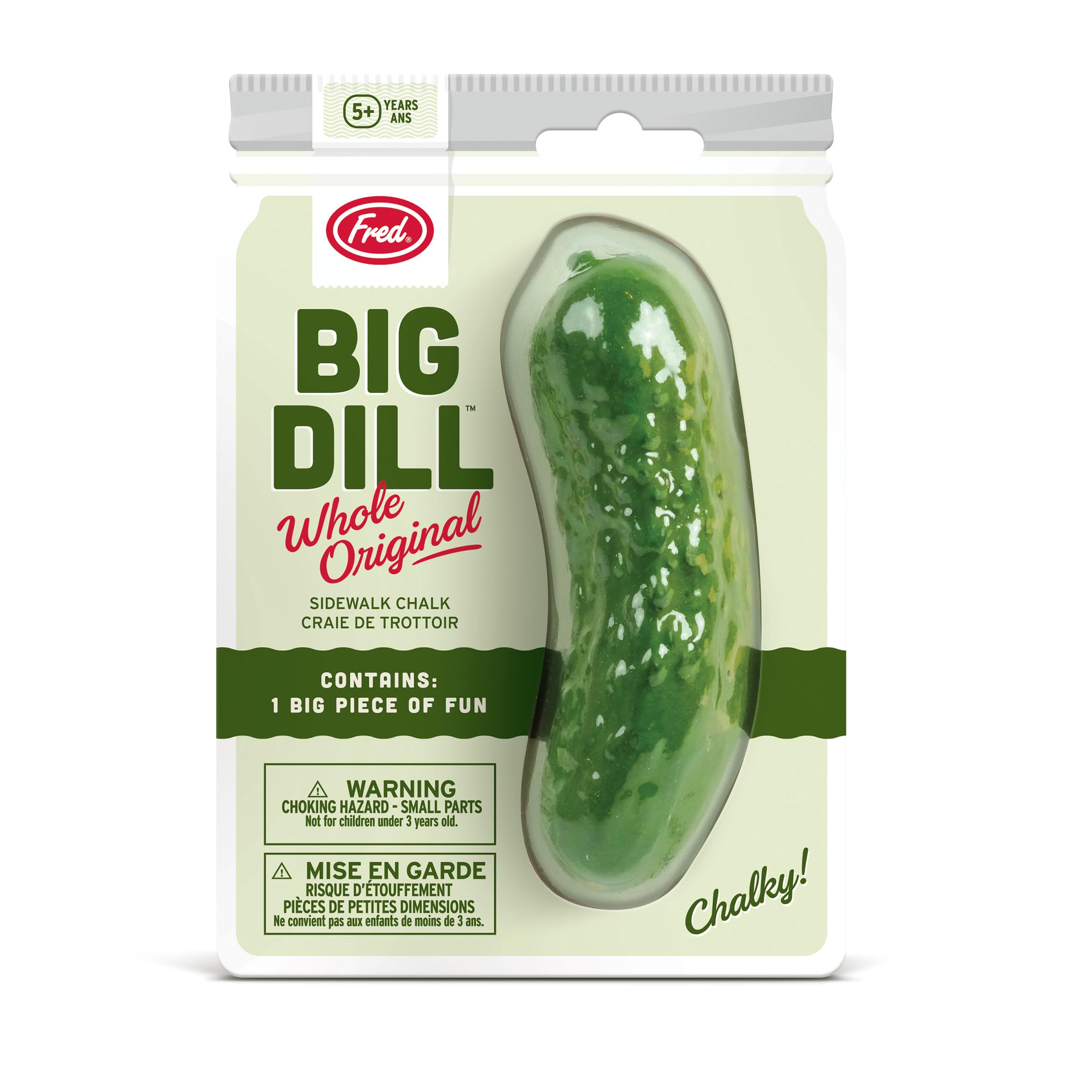 Genuine Fred BIG DILL, Pickle Sidewalk Chalk – Toytooth