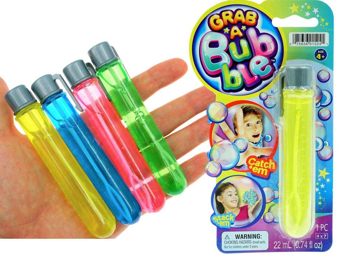 Ja-Ru Grab A Bubble-Touchable Mini Bubbles Wand Toy (1 Unit Assorted ...