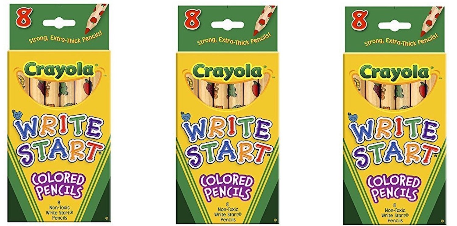 Bulk Buy: Crayola Write Start Colored Pencils 8/Pkg 68-4108 (3-Pack ...