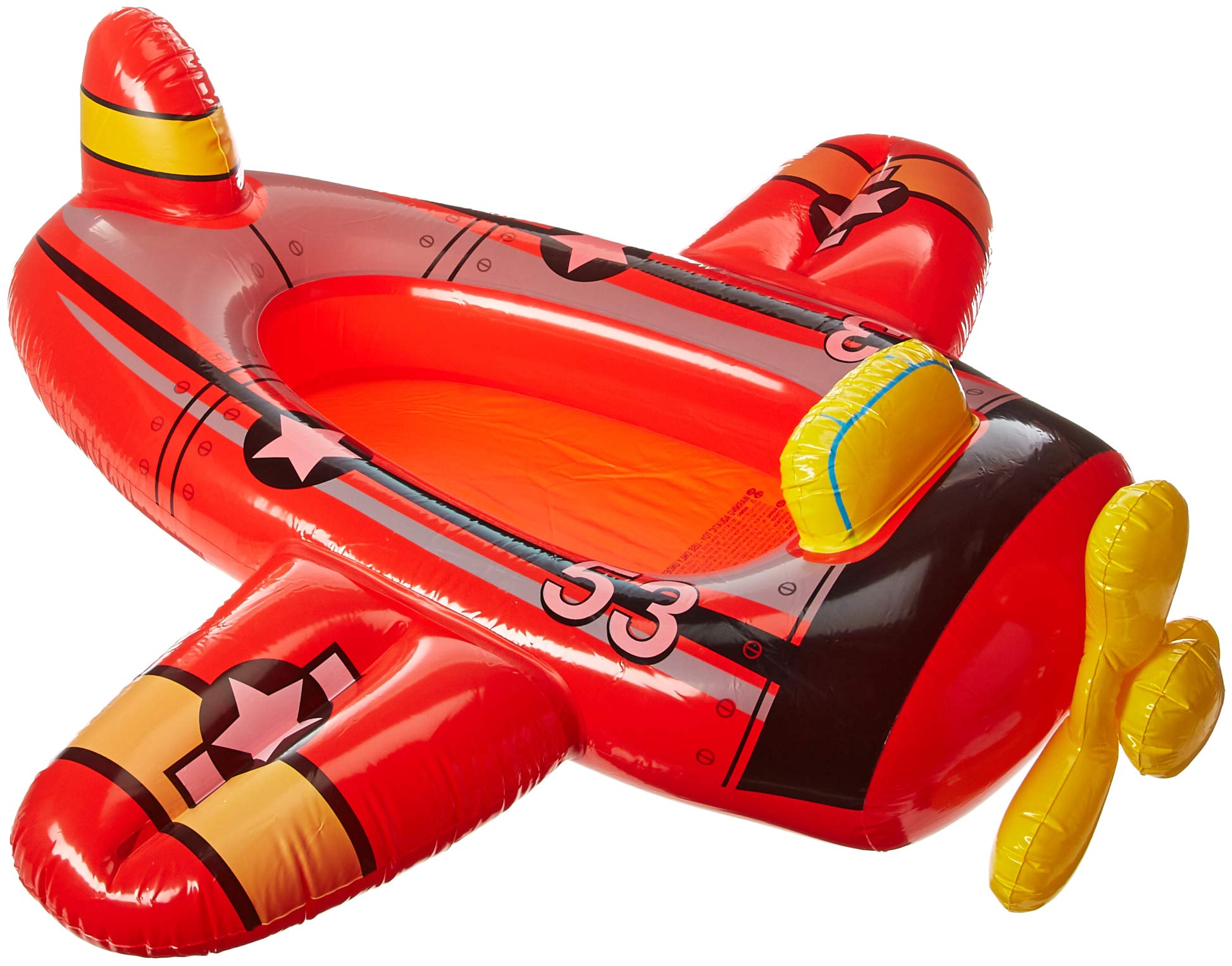 Intex Inflatable Red Airplane Pool Cruiser Boat for Children – Toytooth
