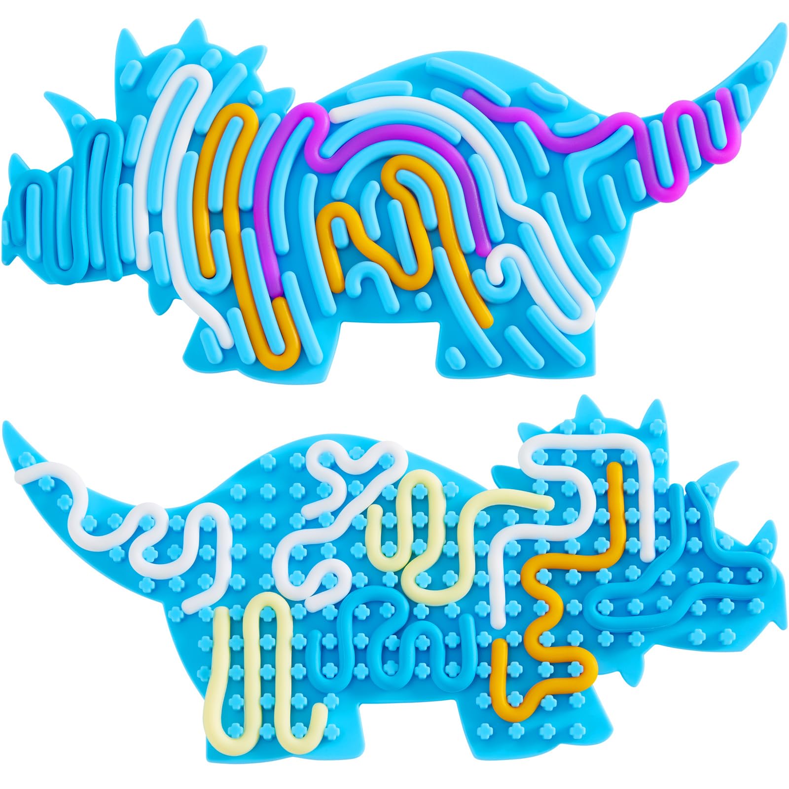 1Pcs Dinosaur Sensory Activity Board, Fidget Sensory Toys For Kids Adu ...