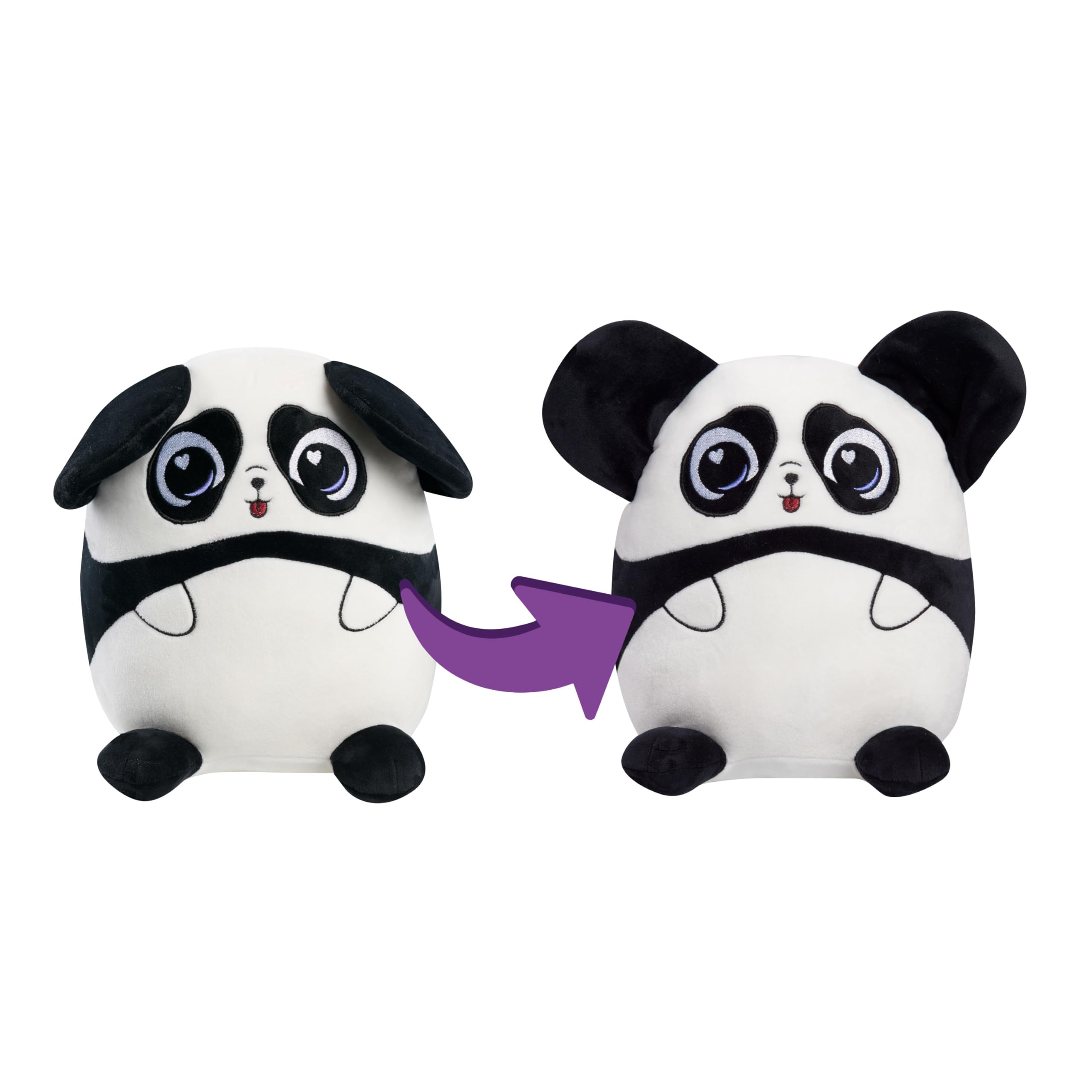Just Play Flipeez Large Plush Jane Panda - Multi-color, Polyester, Mod ...