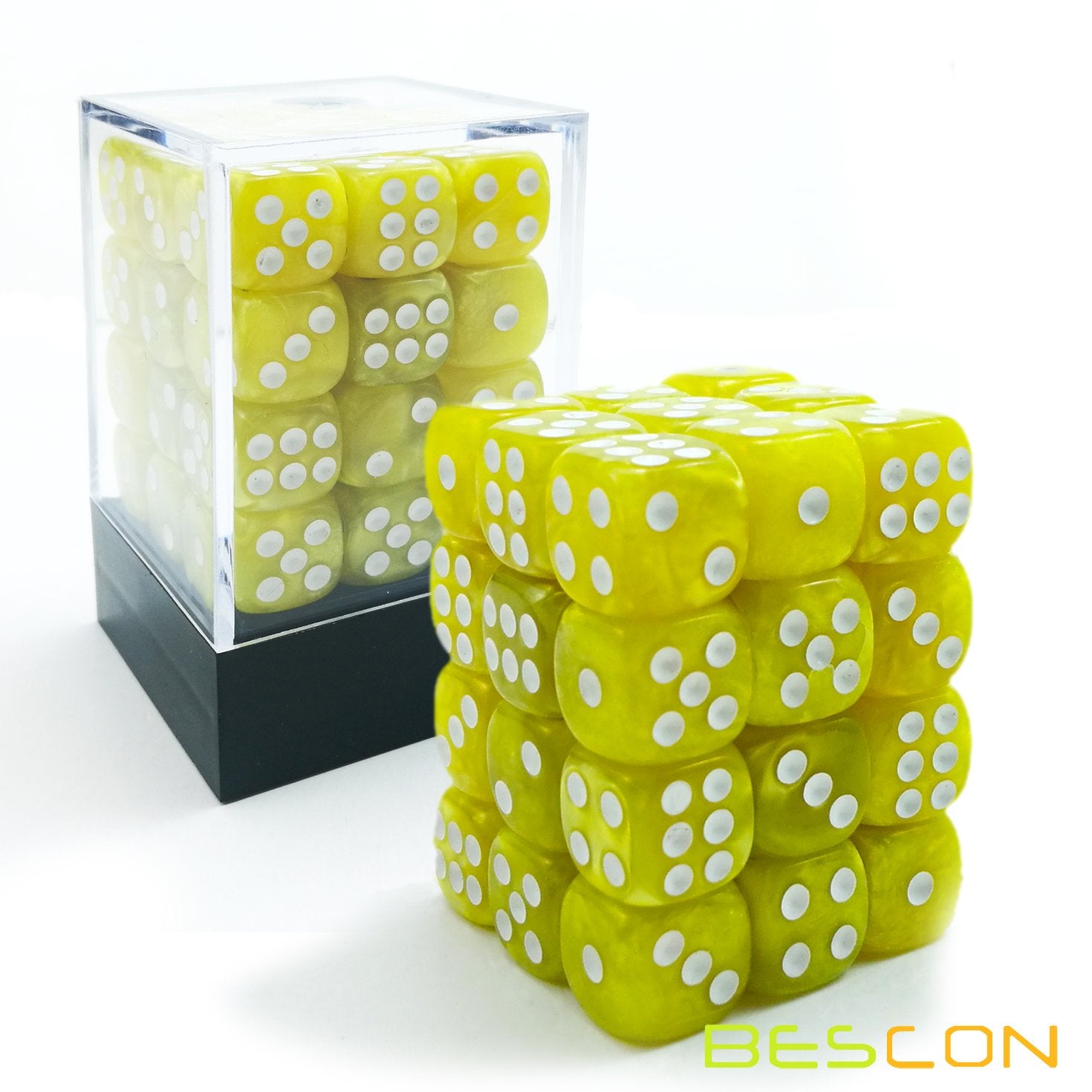 Bescon 12Mm 6 Sided Dice 36 In Brick Box, 12Mm Six Sided Die (36) Bloc ...