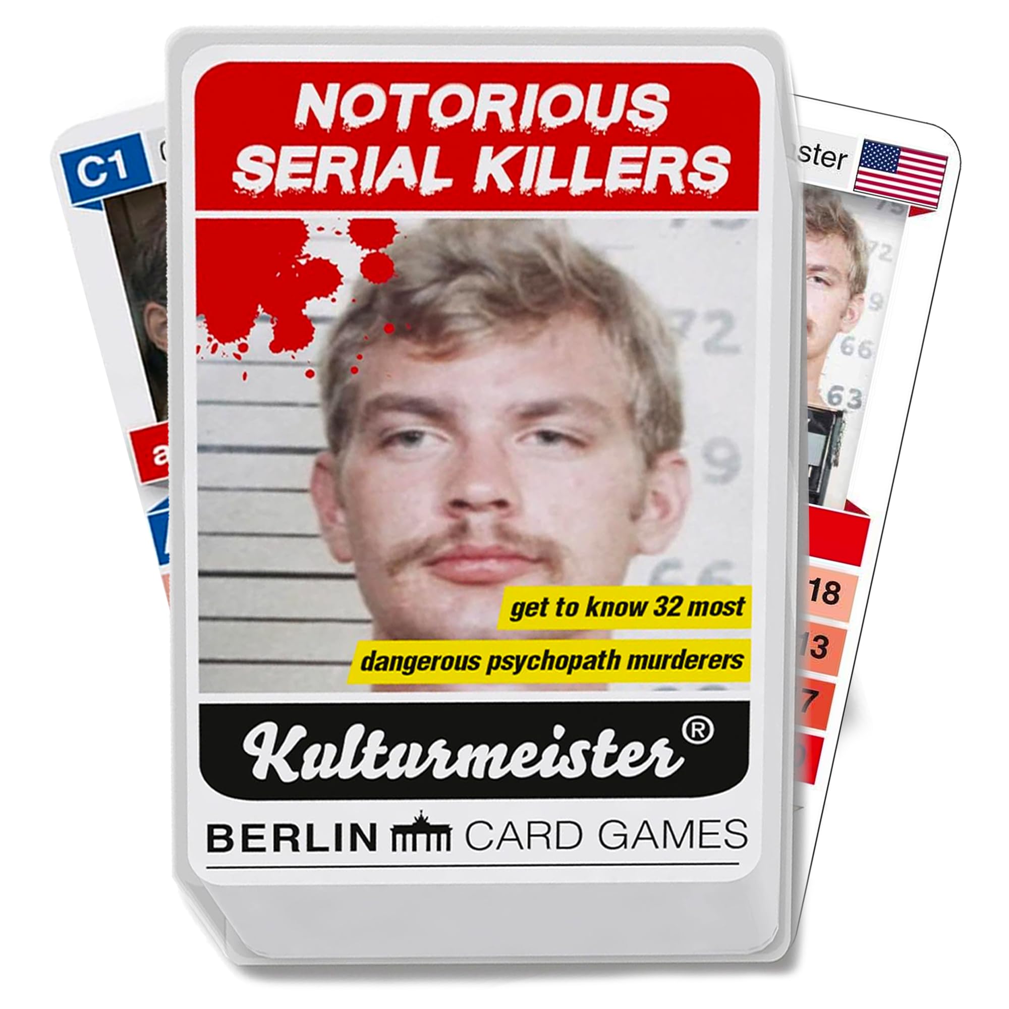 Kulturmeister Notorious Serial Killers Trump Card Game - Detective Mys ...