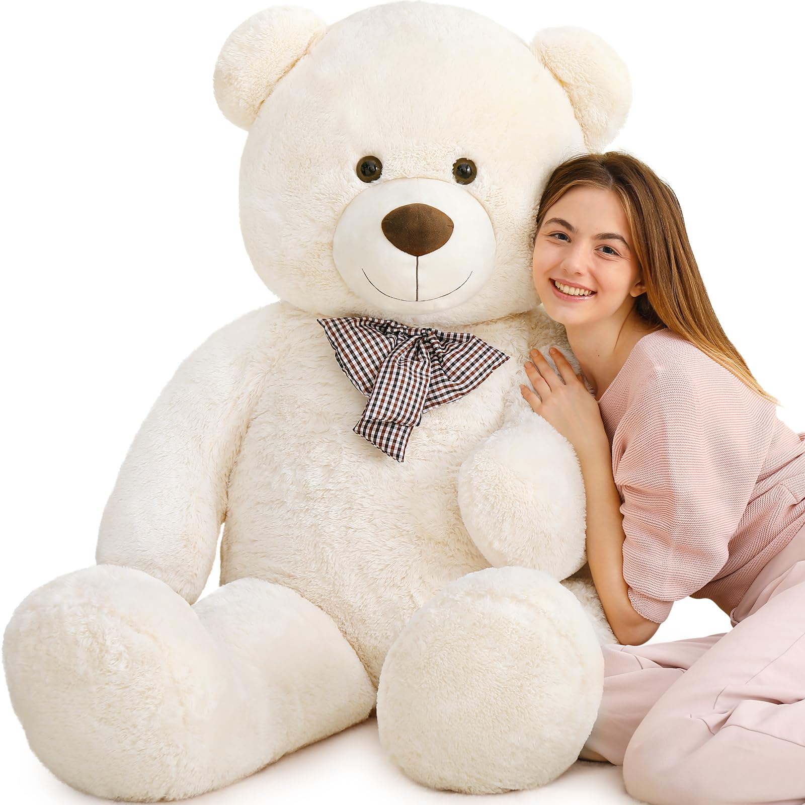 Maogolan Life Size Giant Jumbo Teddy Bear 55 Inch Big Stuffed Animals ...