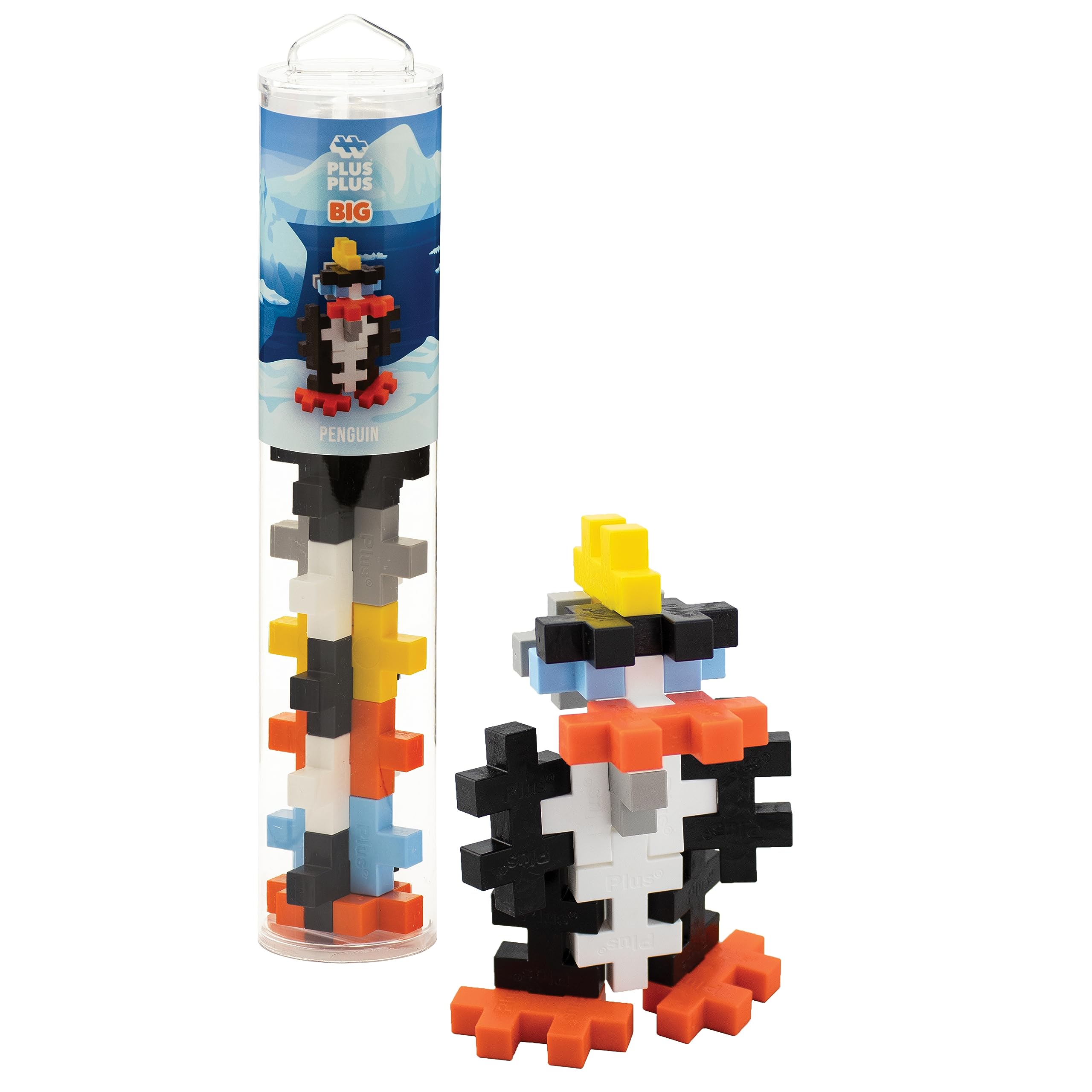 Plus Plus Big - Instructed Tube - 15 Piece Penguin - Construction ...