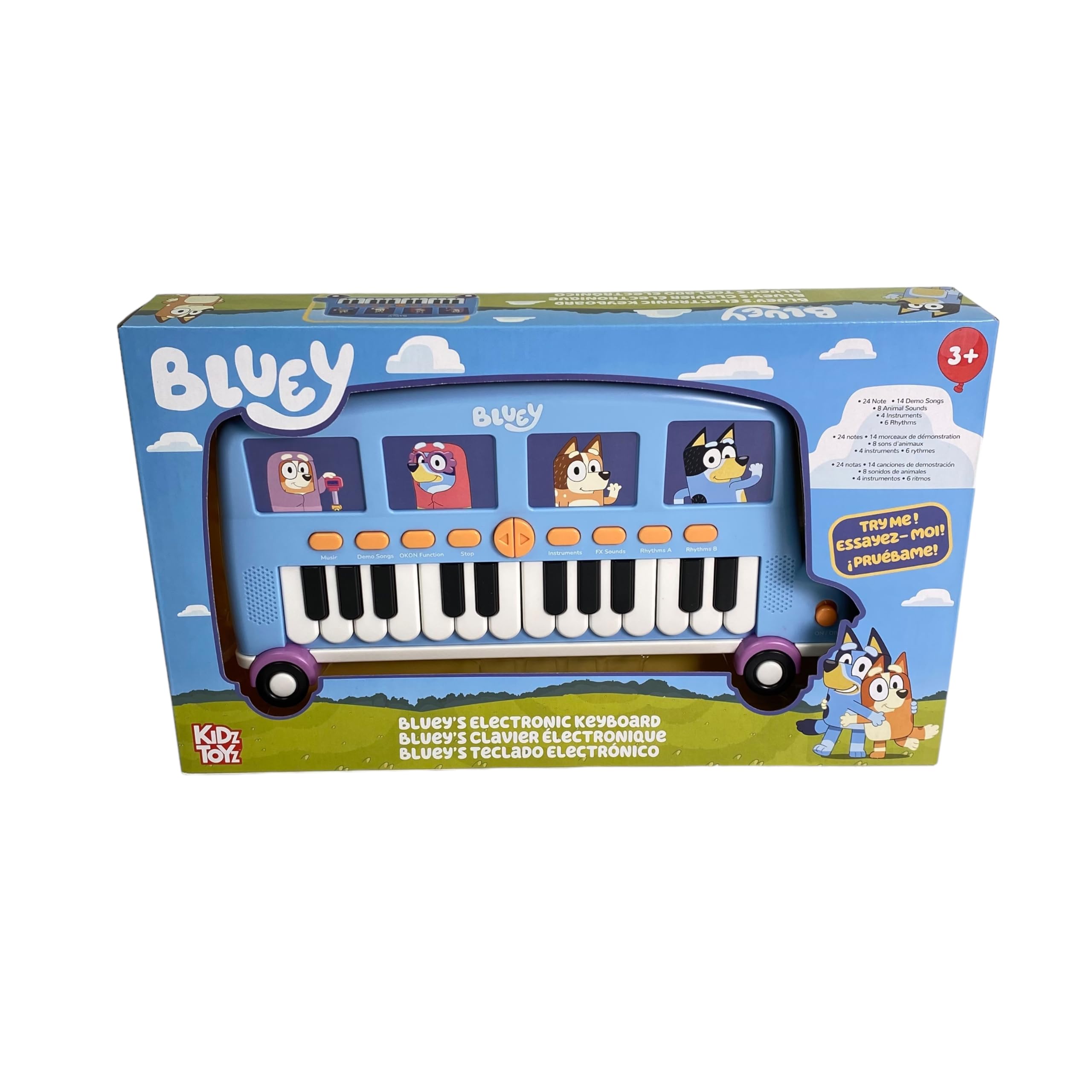 LICENSE 2 PLAY Bluey Bus Electronic Keyboard - Piano Music Education f ...