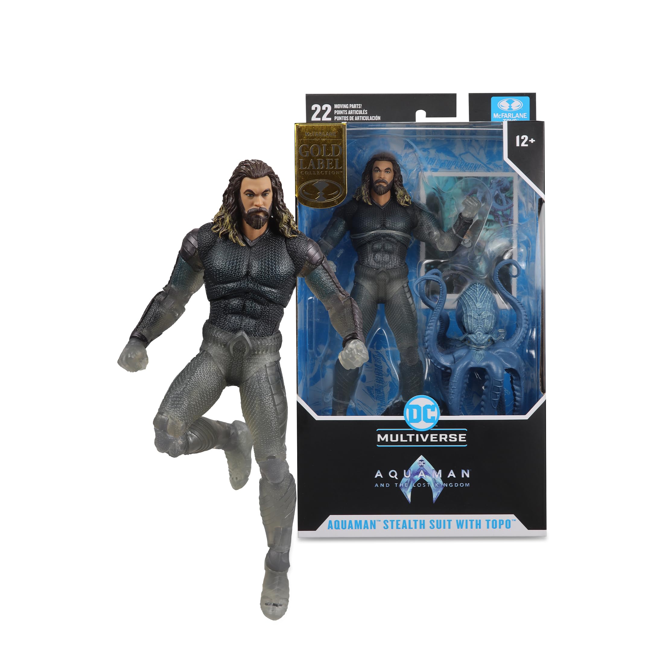 Mcfarlane Toys Dc Multiverse Aquaman Stealth Suit With Topo 7-Inch ...