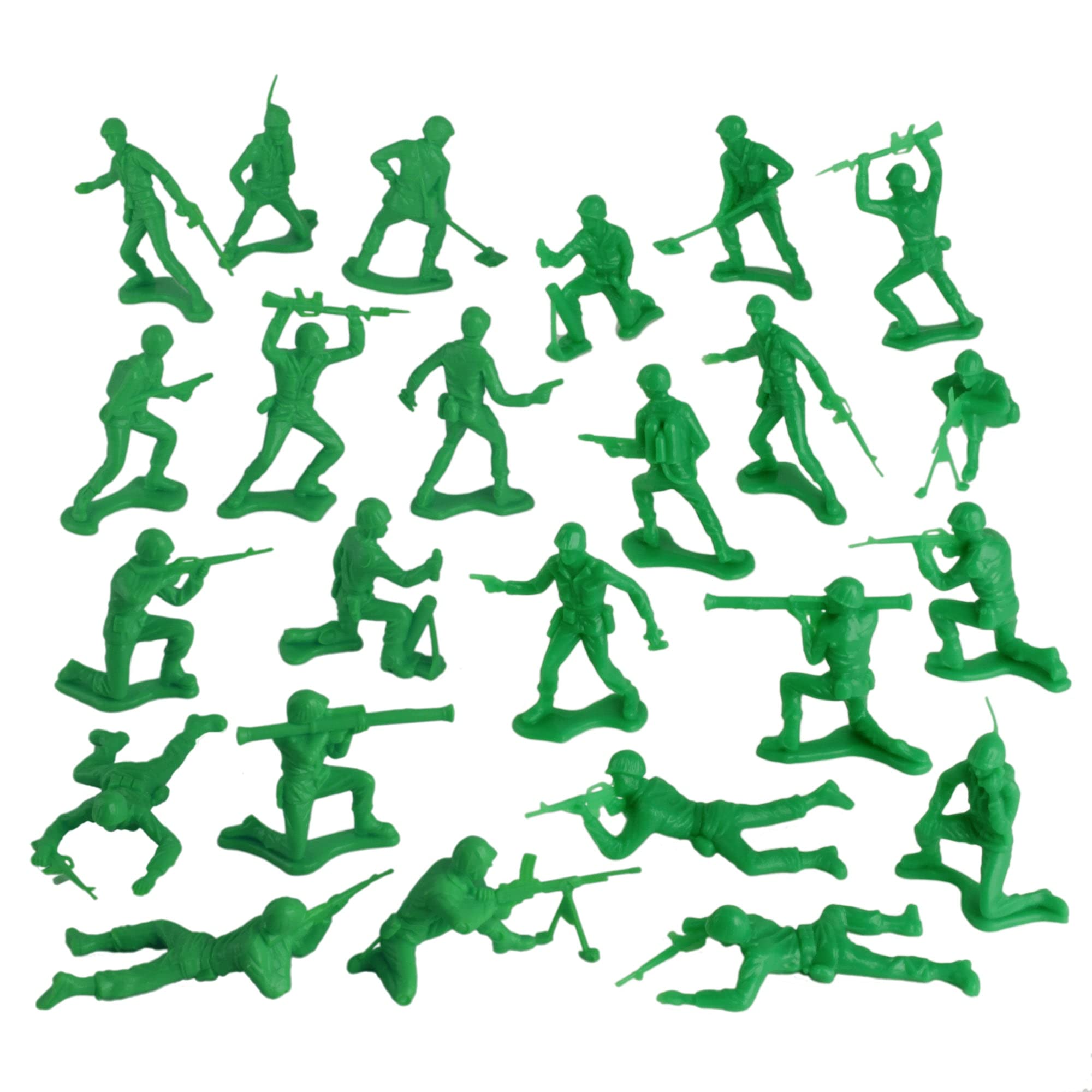 Timmee Plastic Army Men - Green 48Pc Toy Soldier Figures - Made In Usa ...