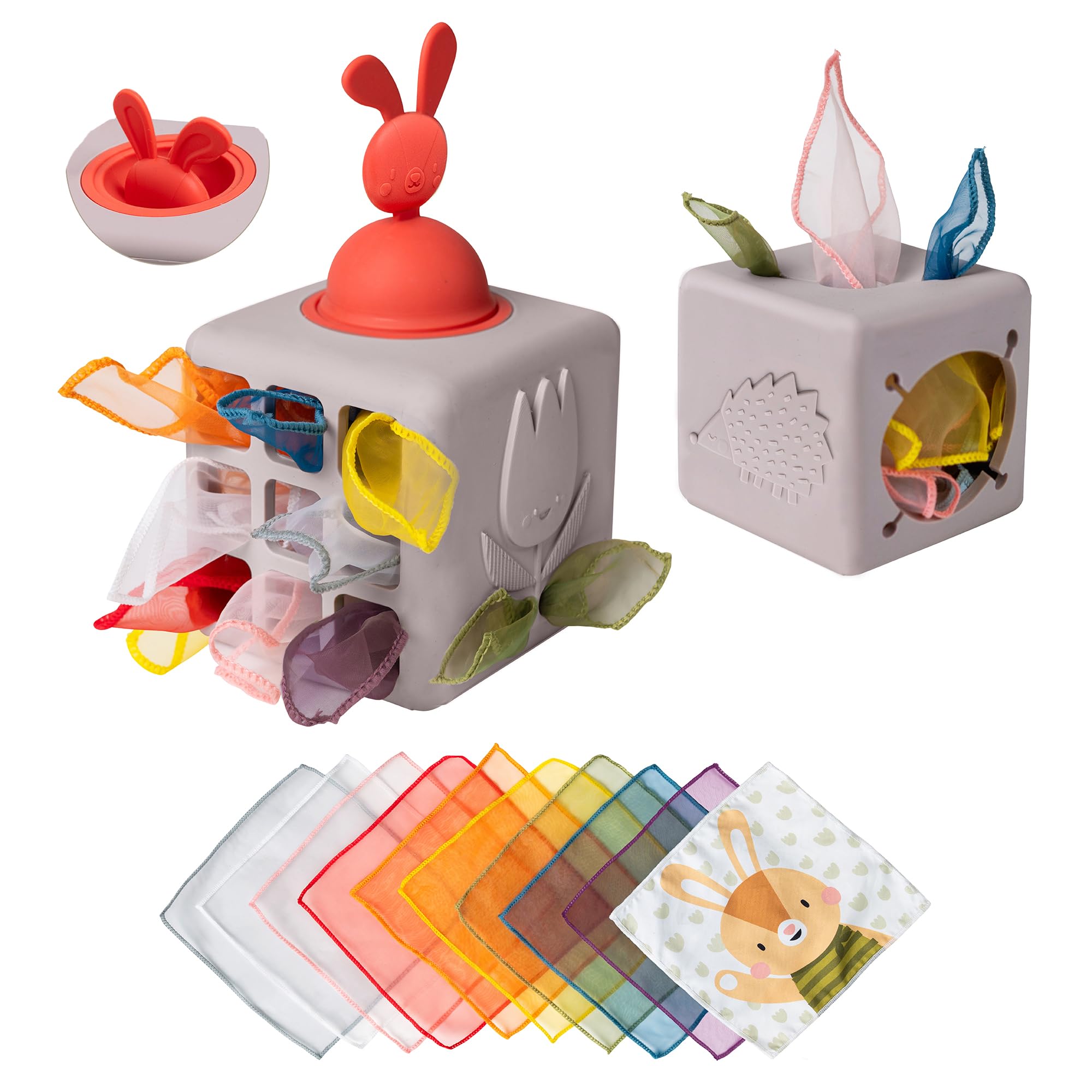 Taf Toys Baby Tissue Box Montessori Toys For Babies - Sensory & Motor ...
