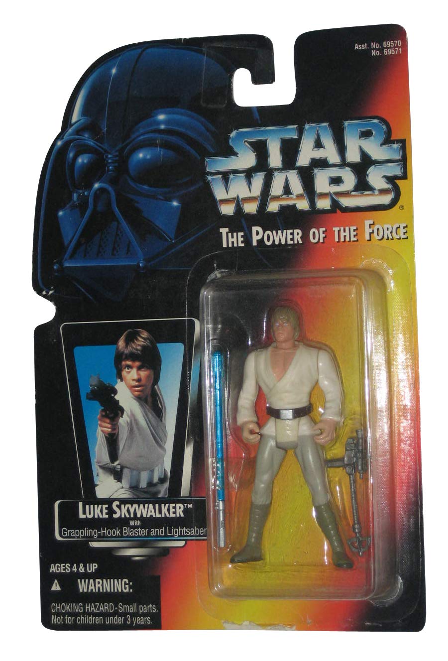 Luke Skywalker With Grappling-Hook Blaster And Lightsaber Action Figure ...