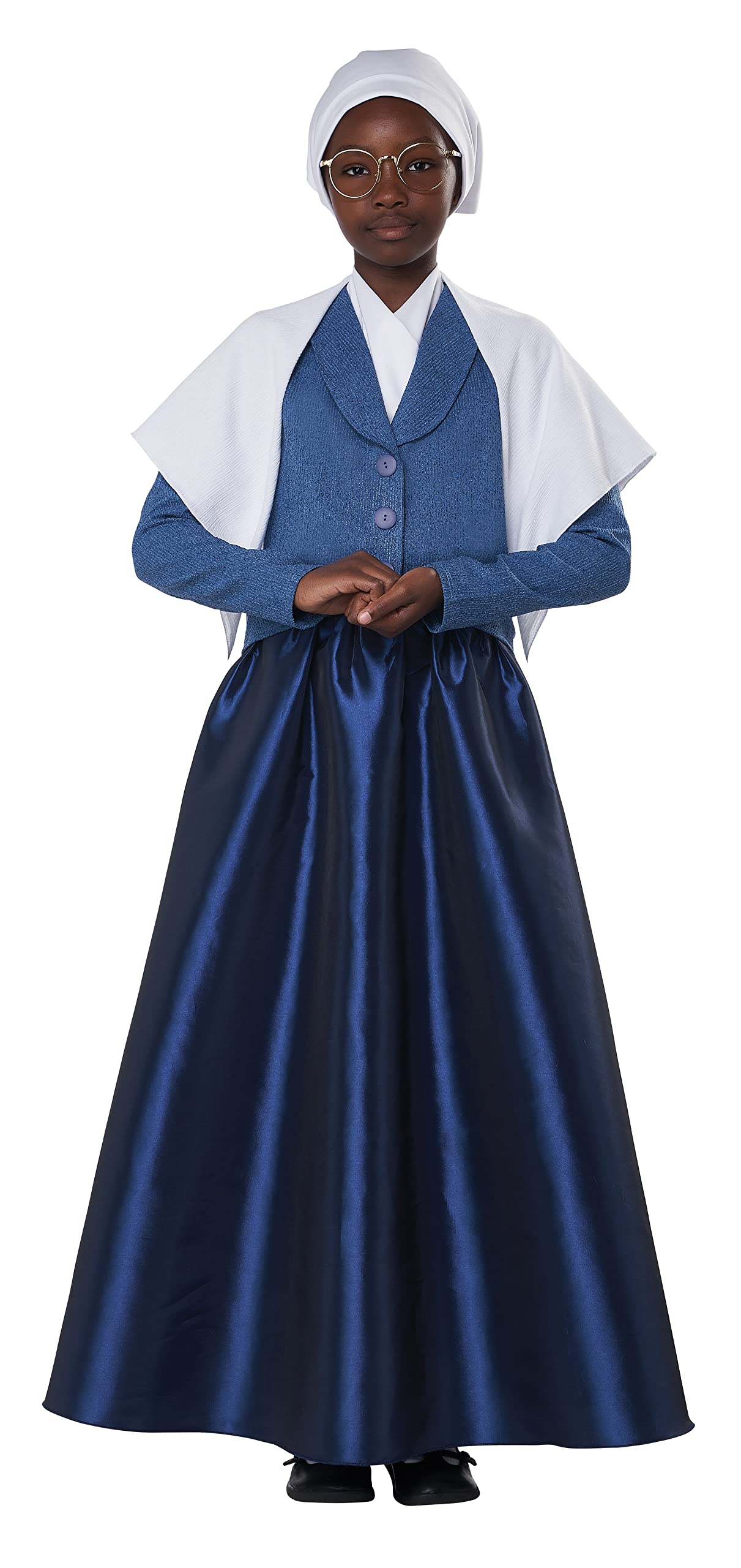California Costumes, Sojourner Truth, Child Large,Blue/White – Toytooth
