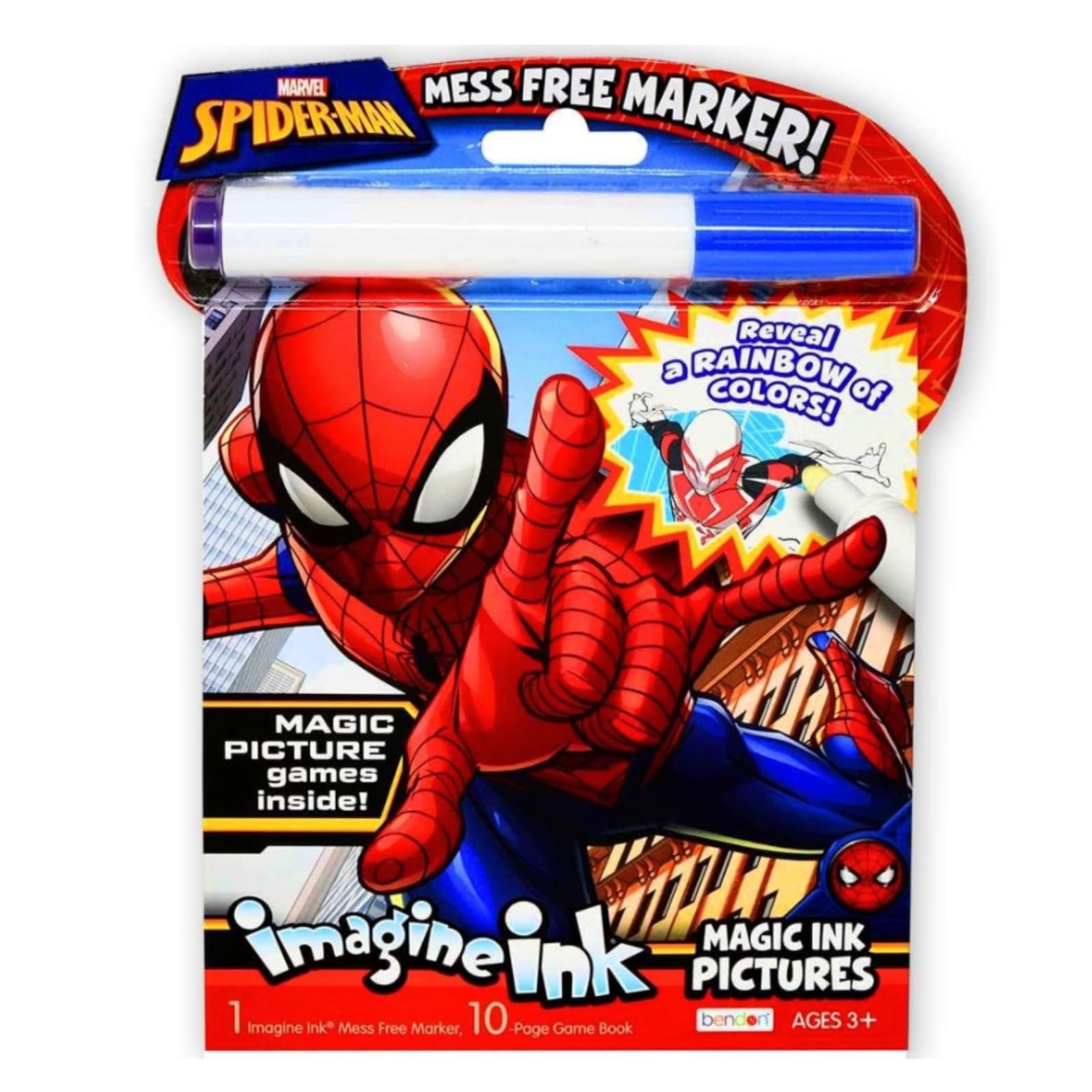 Bendon 41016 Imagine Ink Magic Ink Pictures (Ultimate Spider-Man ...