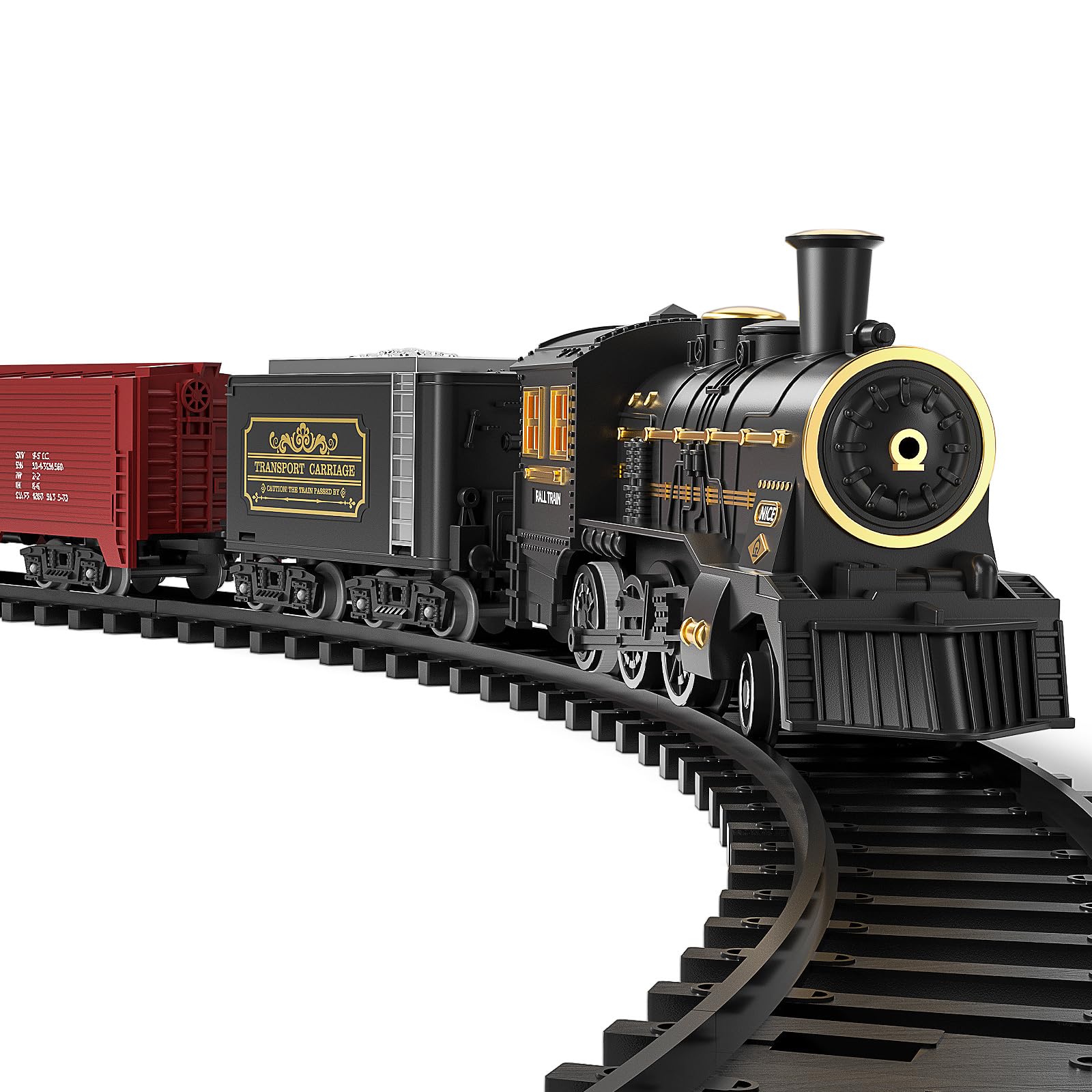 Temi Steam Train Toy Set For Boys 3 4 5 6 7 Years, With Sounds & Light ...