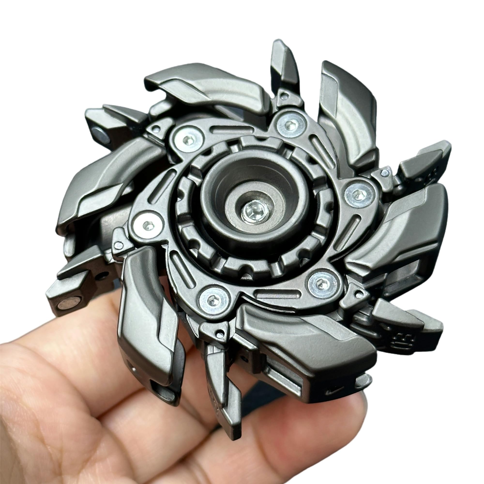 T-Conceal EDC Fidget Sliders Spinning Top Toy, Grey Metal, Small - Str ...