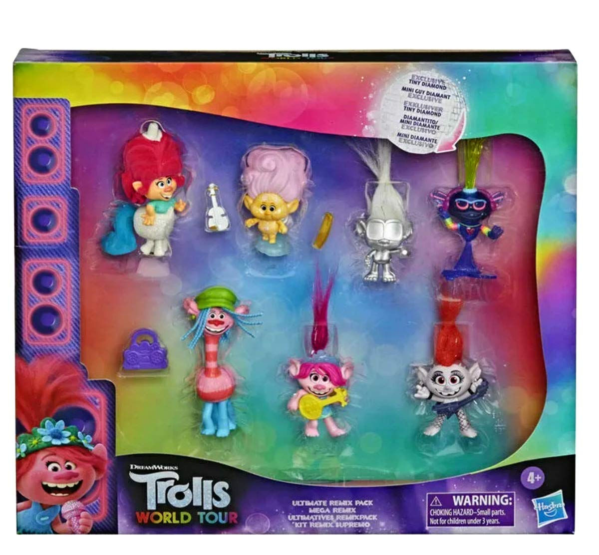 DREAMWORKS TROLLS Ultimate Remix 7-Pack - Metal Figures Assortment, Mo ...