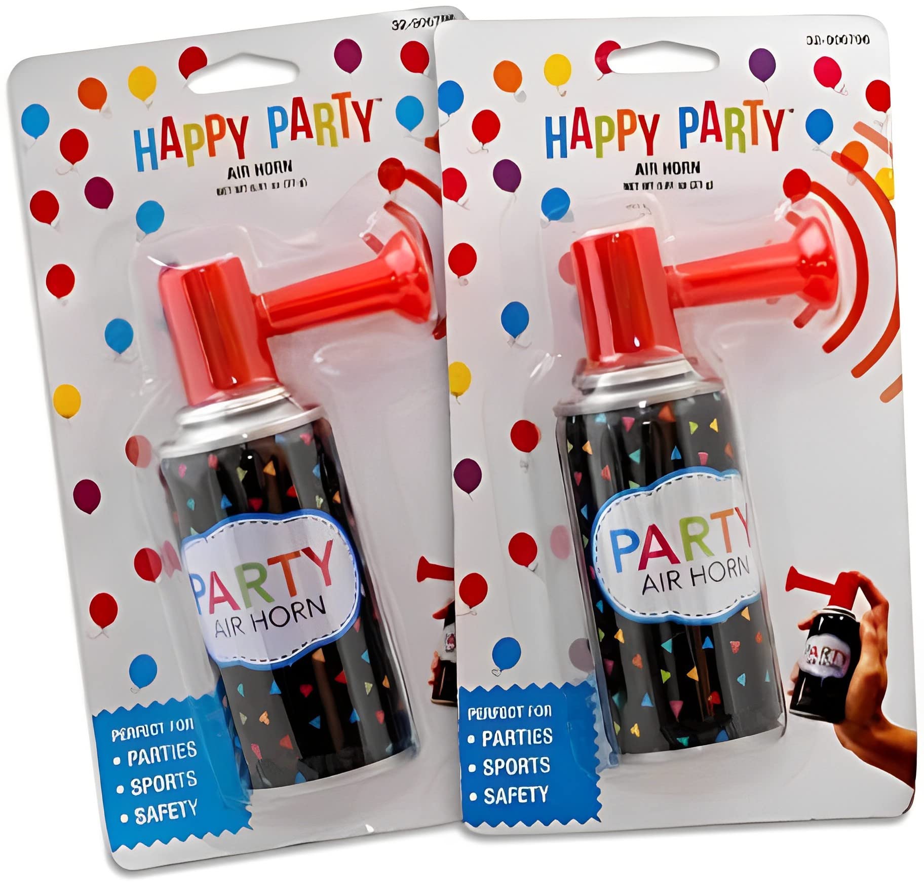 Air Horn - Mini Fog Horn Noise Maker With Hand Held Pump 2Pks Of 1 Can ...