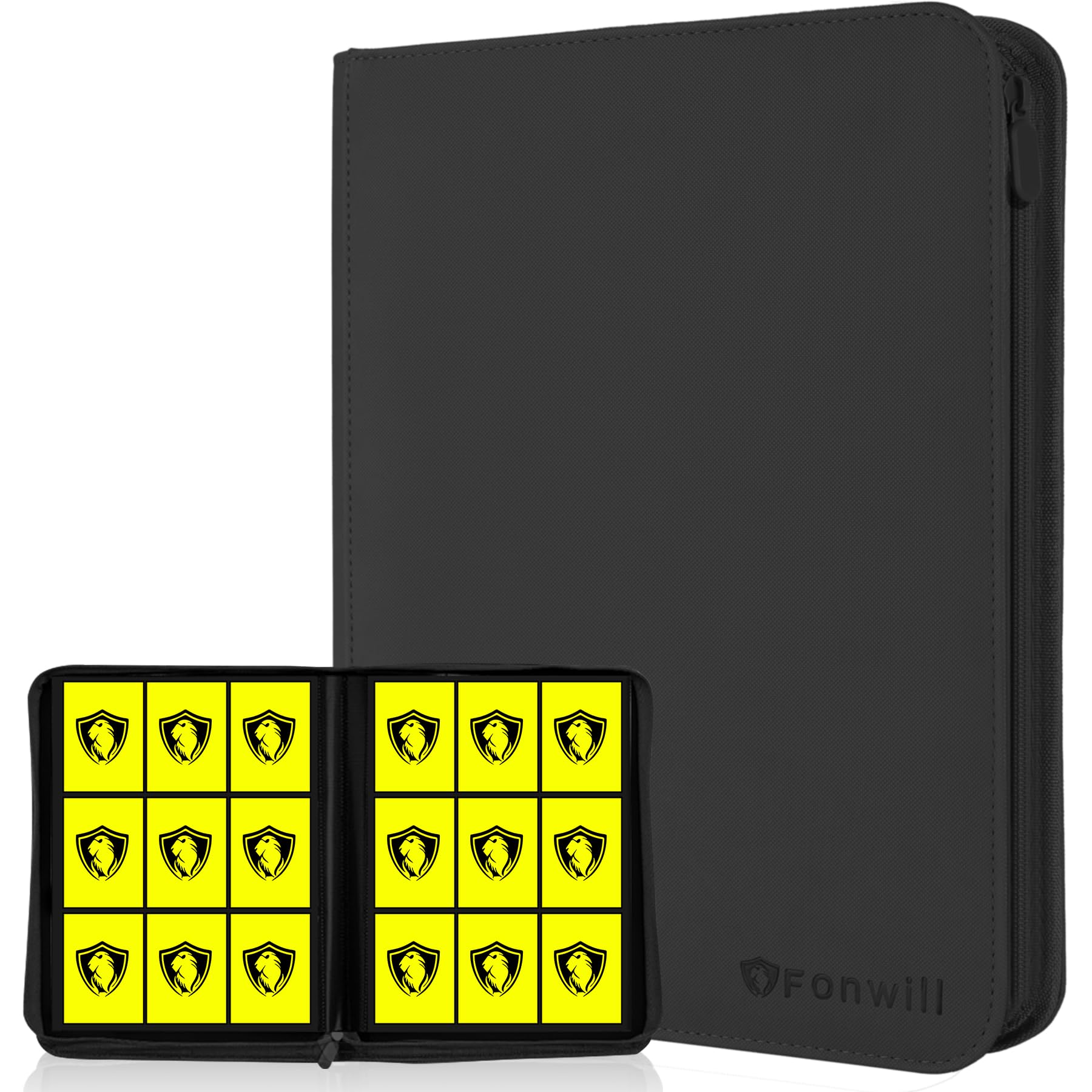 Trading Card Binder 9 Pocket 360 Pockets Trading Card Holder Book enha ...