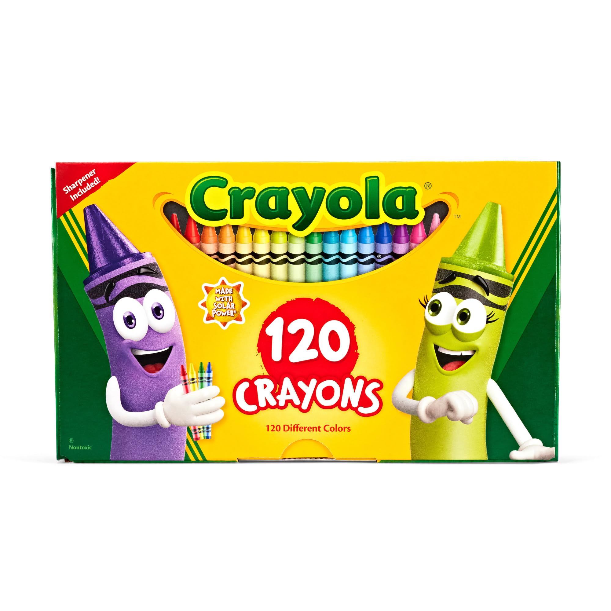 Crayola Standard Crayons, Assorted Colors, Box Of 120 Crayons – Toytooth