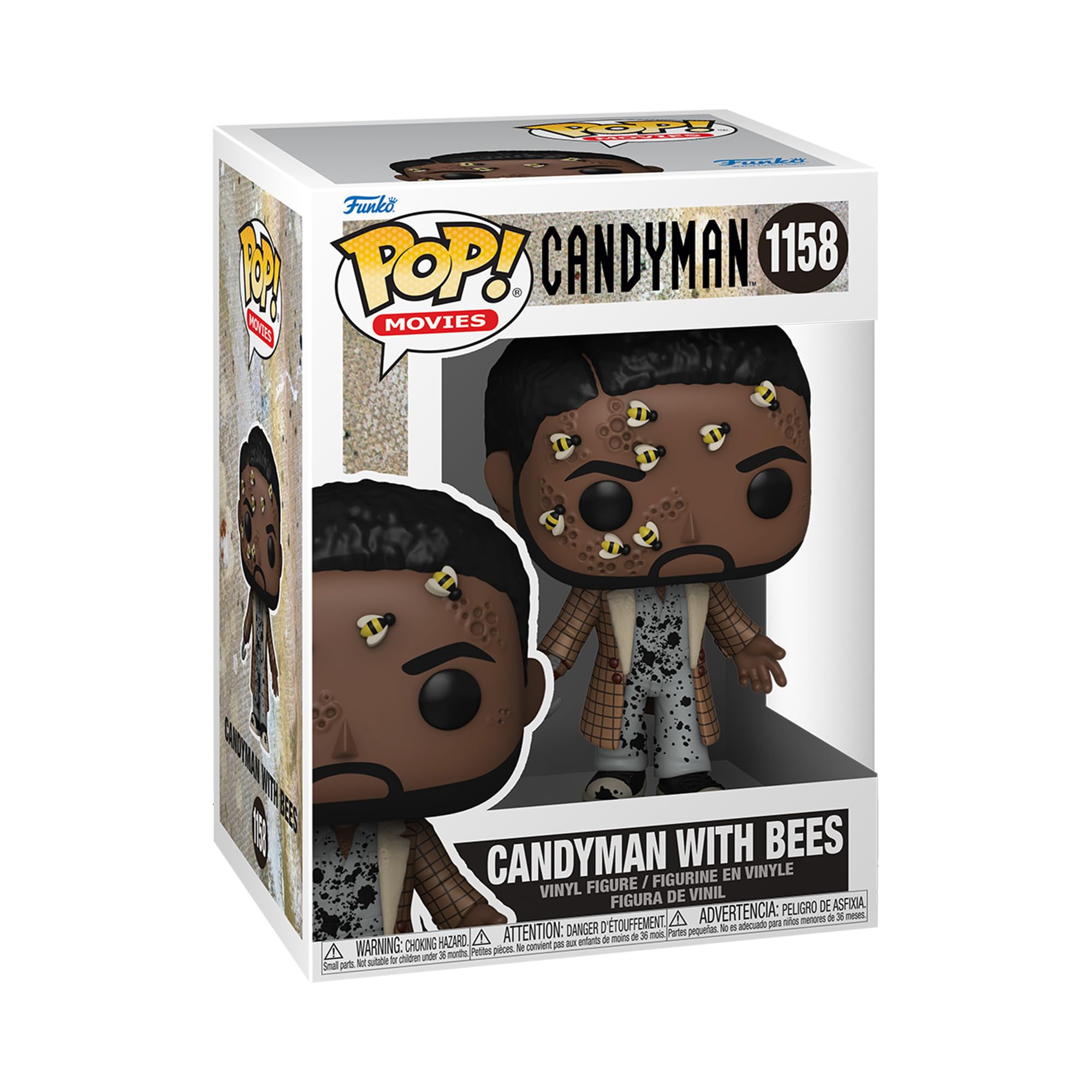 Funko Pop Movies: Candyman With Bees, Multicolor, 4 Inches, (57924 ...